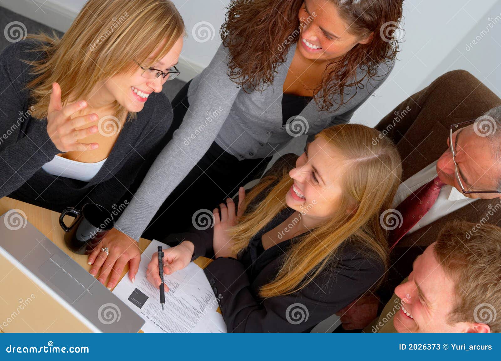 Team Interaction stock image. Image of contemporary, employment - 2026373