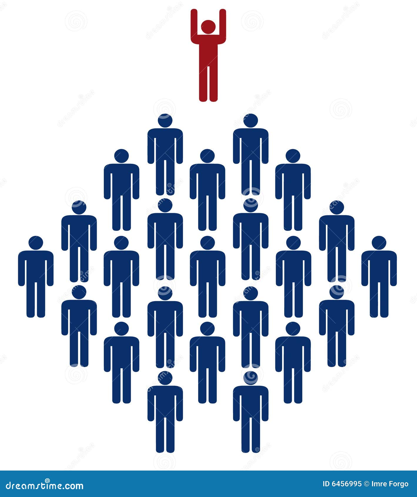 Team - isolated on white stock vector. Illustration of concept - 6456995