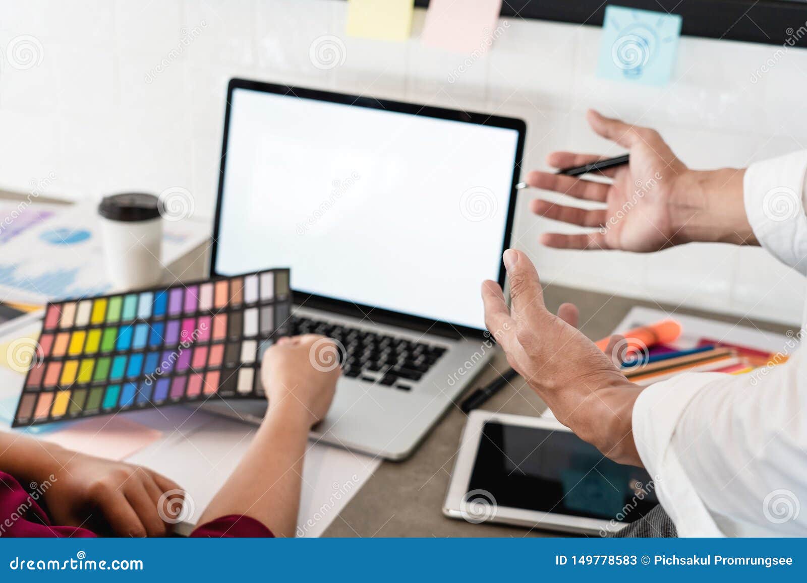 Team Job Businessmans Crew Creative Working with New Startup Project ...