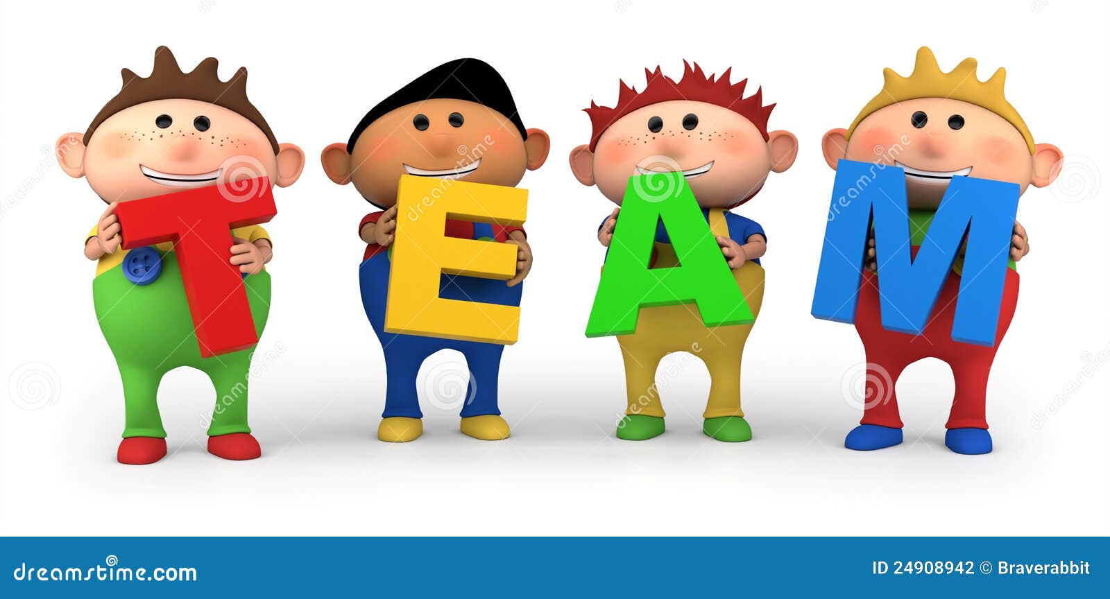 Team kids stock illustration. Illustration of child, cute - 24908942