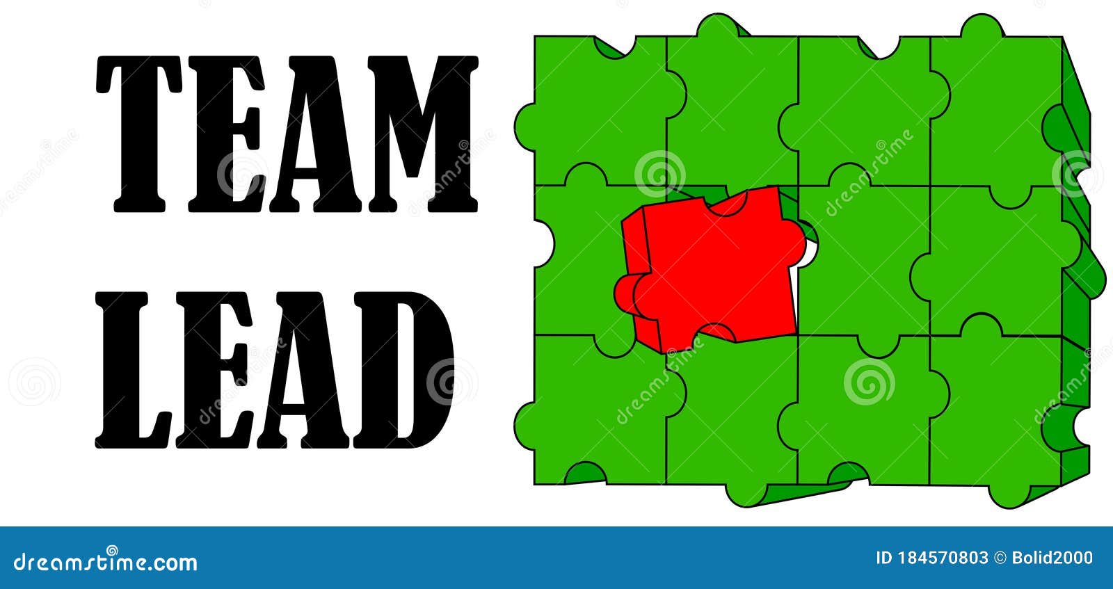 Team lead of team stock illustration. Illustration of cartoon - 184570803