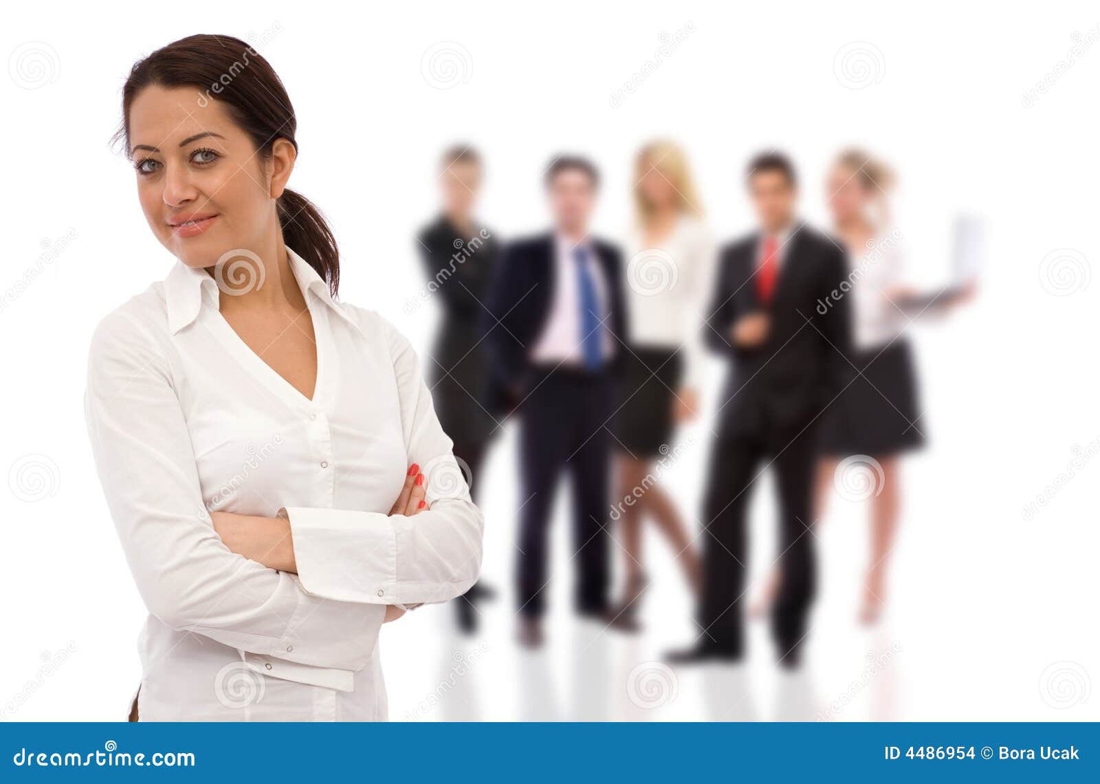 Team leader stock photo. Image of seminar, businessteam - 4486954