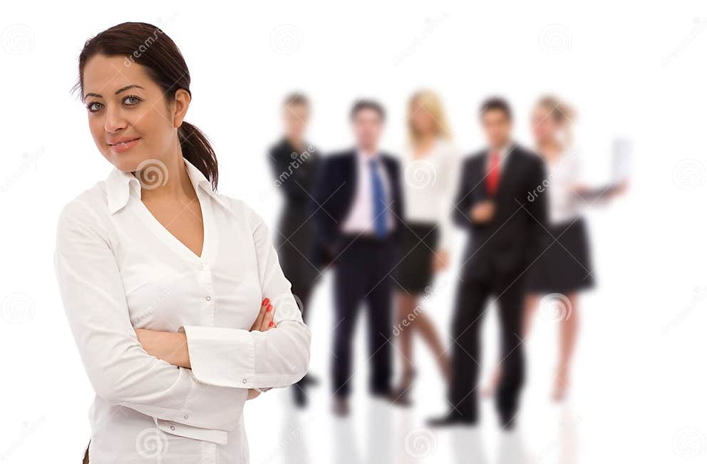 Team leader stock photo. Image of seminar, businessteam - 4486954