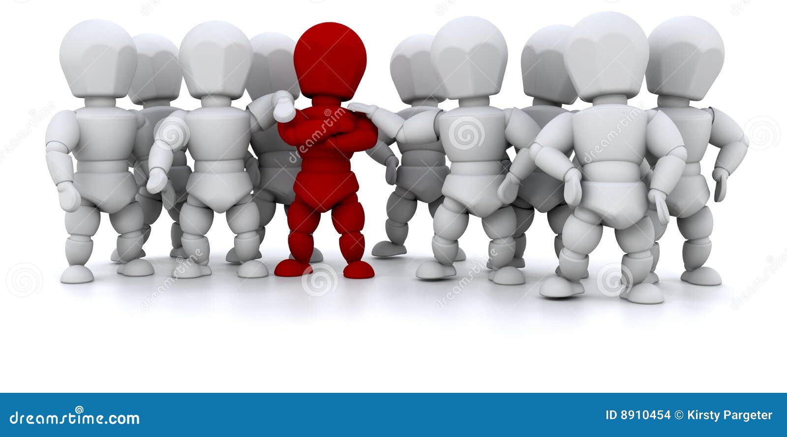 Team leader stock illustration. Illustration of business - 8910454