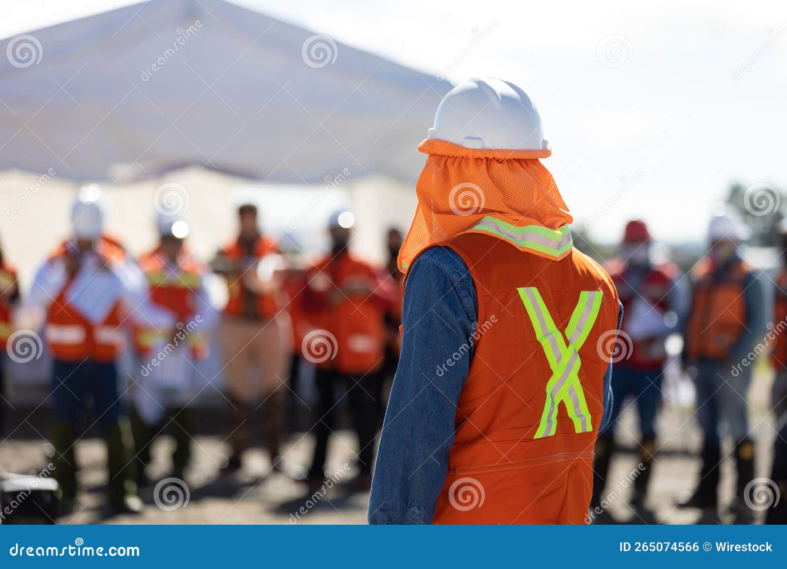 Team Leader Assigning a Job for the Team of Technicians, Foreman and ...