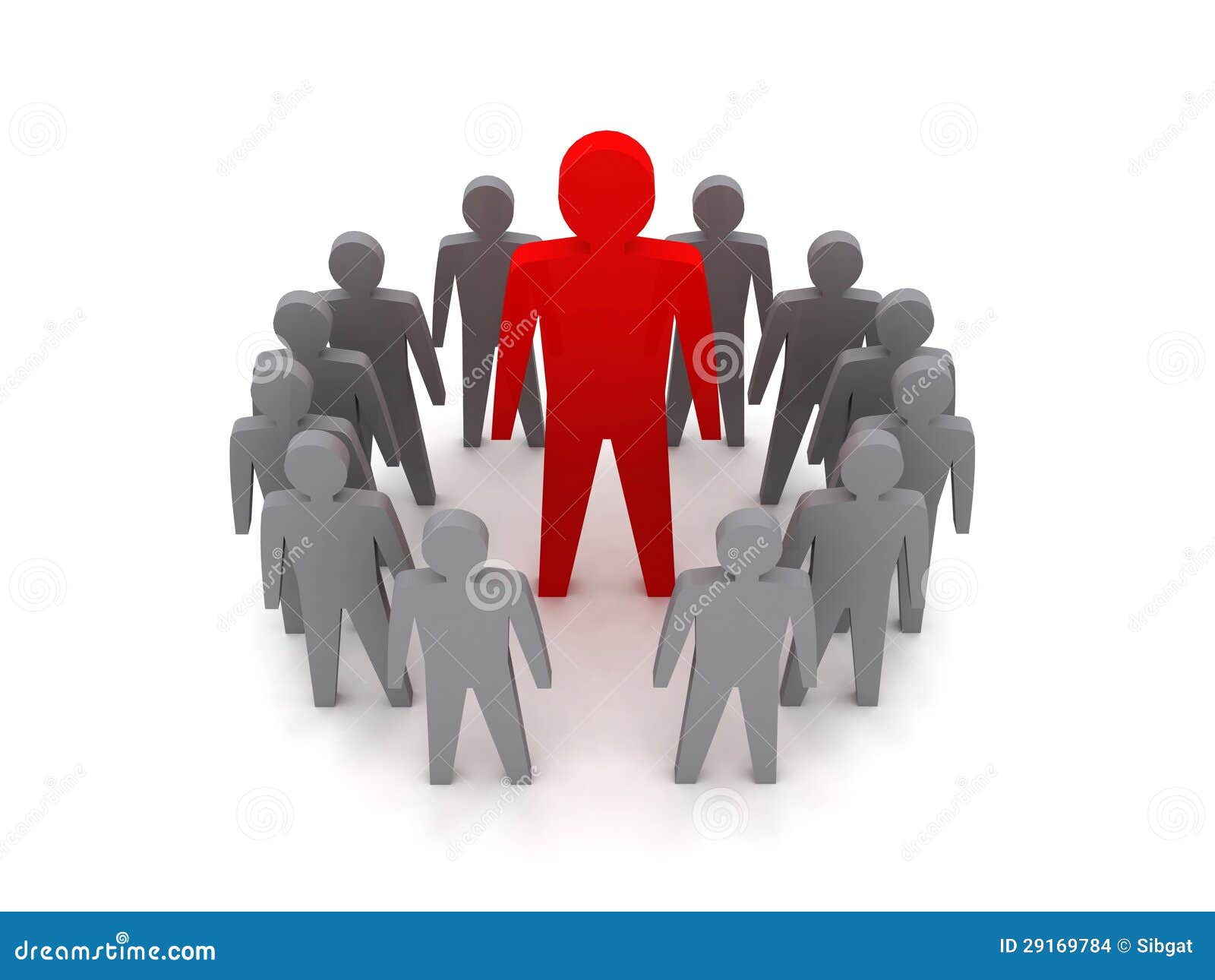 Team Leader. Boss Company. VIP Stock Illustration - Illustration of ...