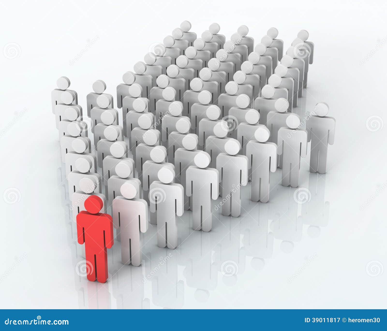 Team Leader concept stock illustration. Illustration of corporate ...