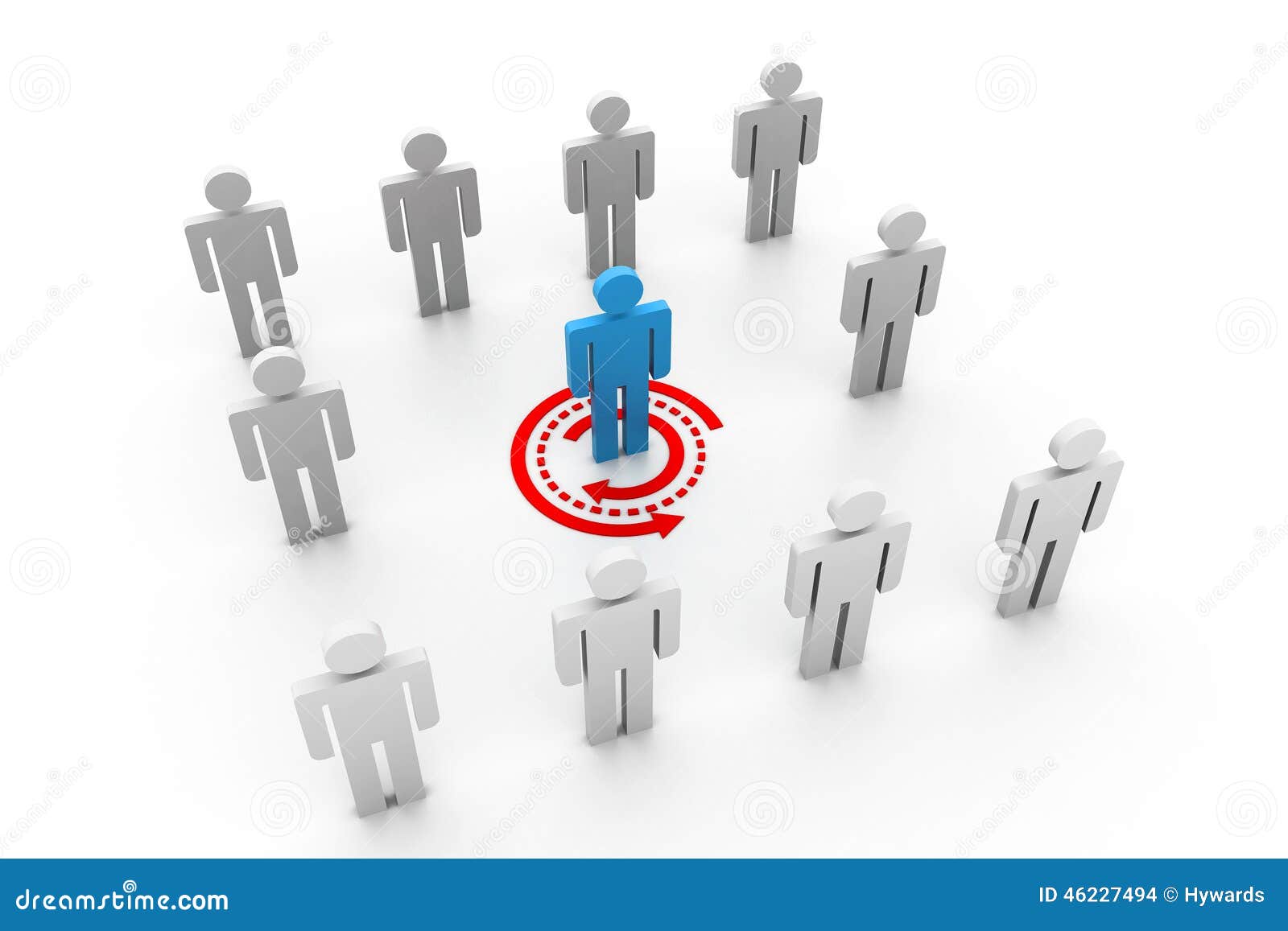 Team leader stock illustration. Illustration of relationship - 46227494