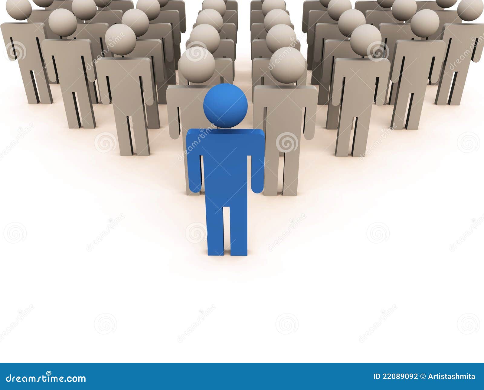 Team Leader Front Team Blue Color Stock Illustrations – 65 Team Leader ...