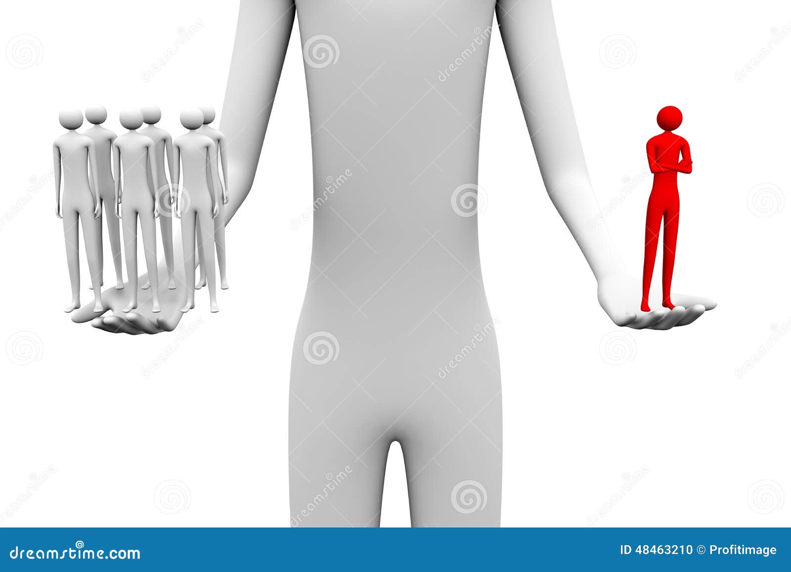 Team leader stock illustration. Illustration of team - 48463210