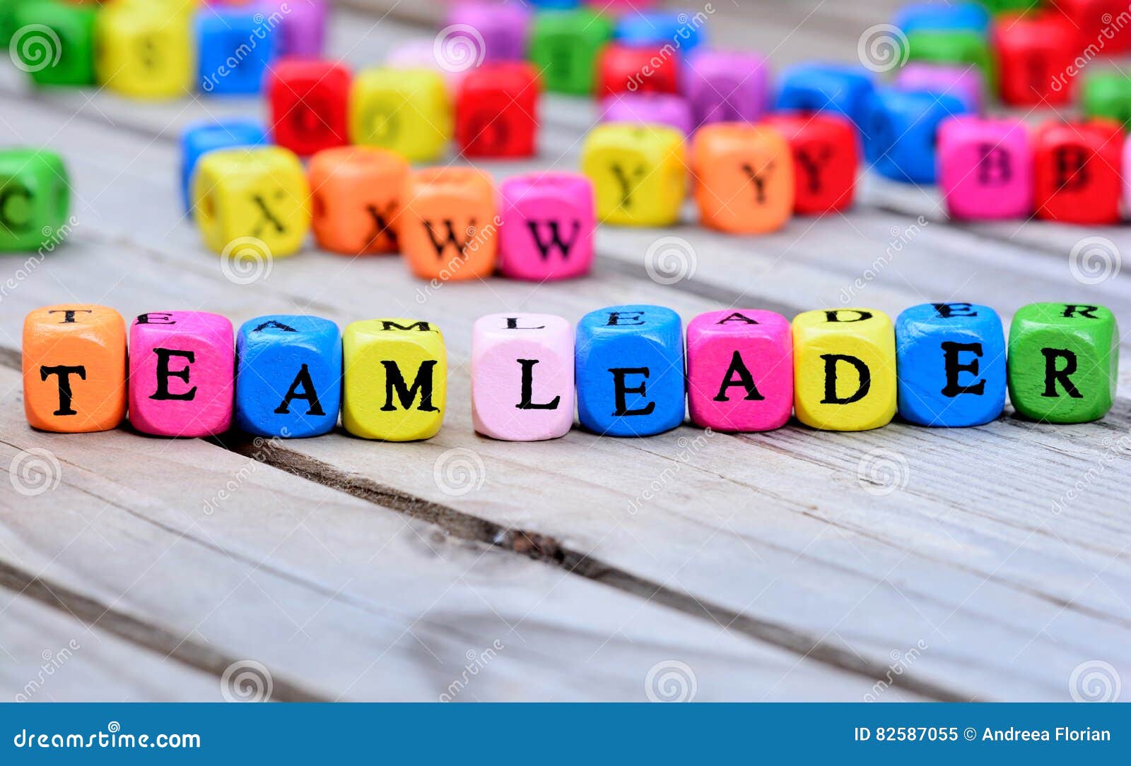 Team leader words on table stock image. Image of capability - 82587055