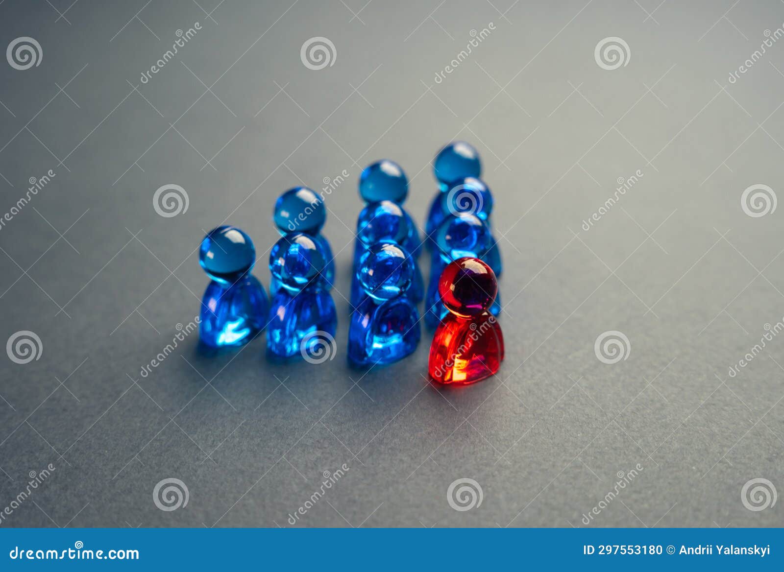 A Team Led by a Leader. Leadership Concept Stock Photo - Image of ...