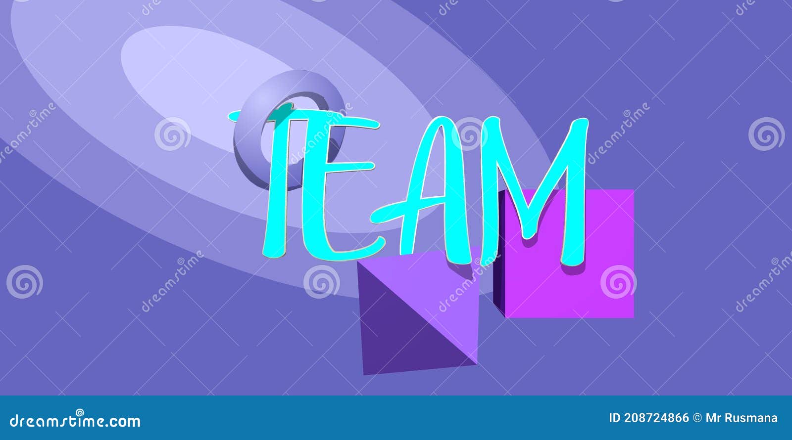 Team Letter Simple 3 Dimensional Background.vector Background Design ...