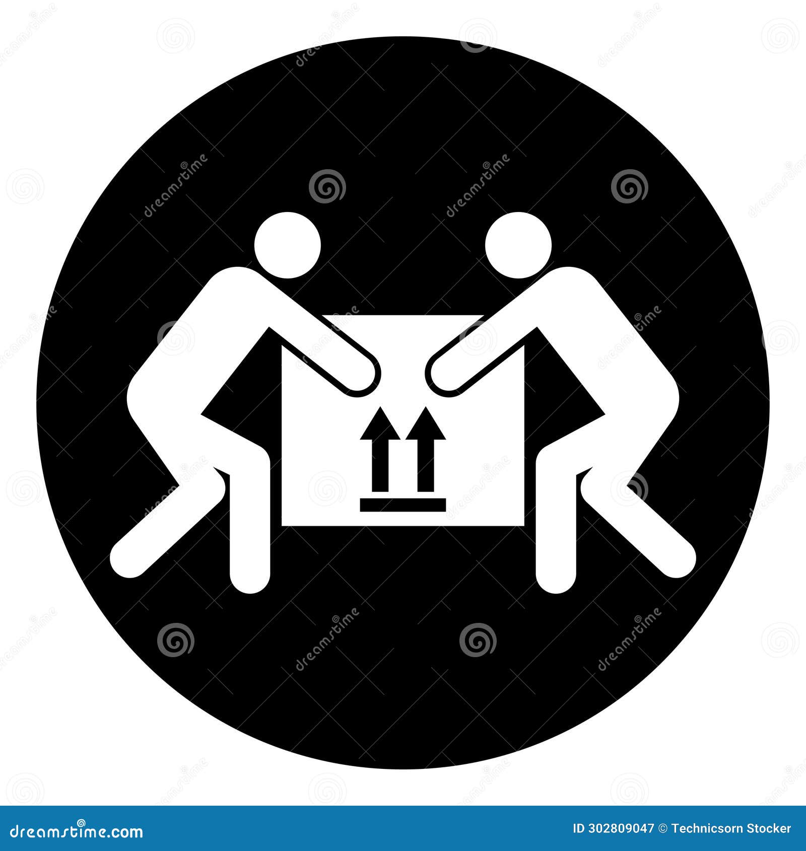 Team Lifting Arrow Over Walls Of Maze Royalty-Free Stock Photography ...