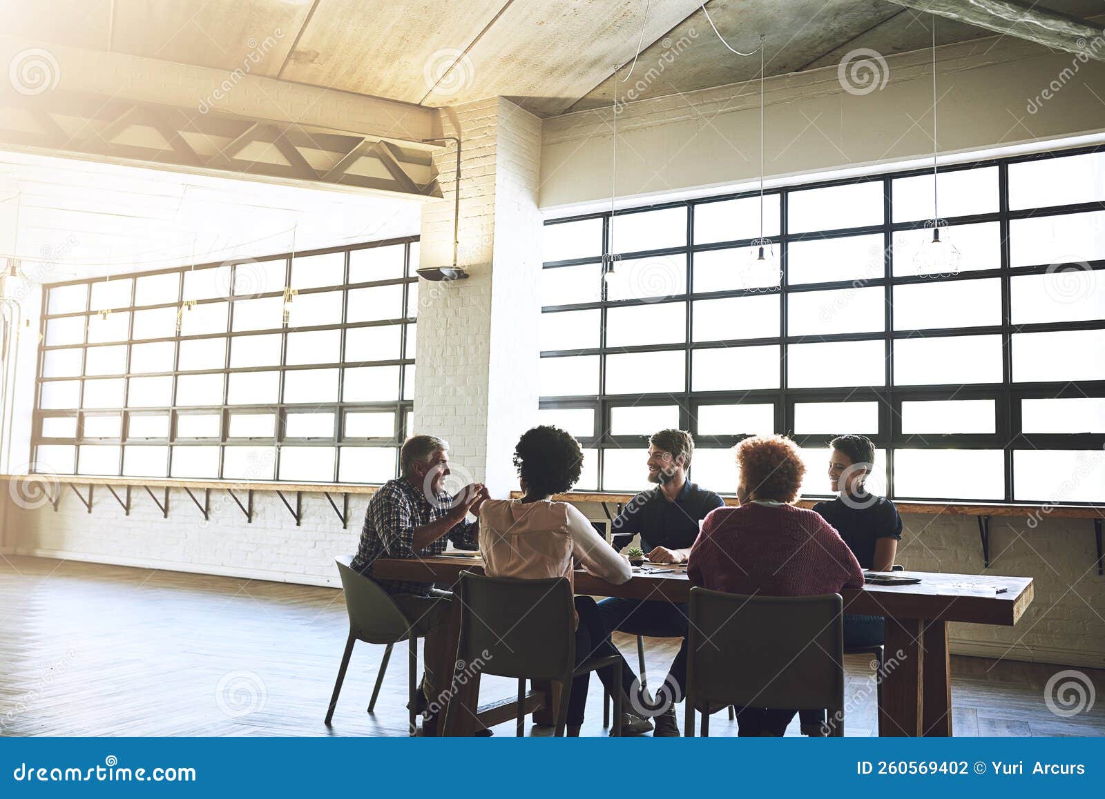 With a Team Like this Comes Great Ideas. a Group of Colleagues Having ...