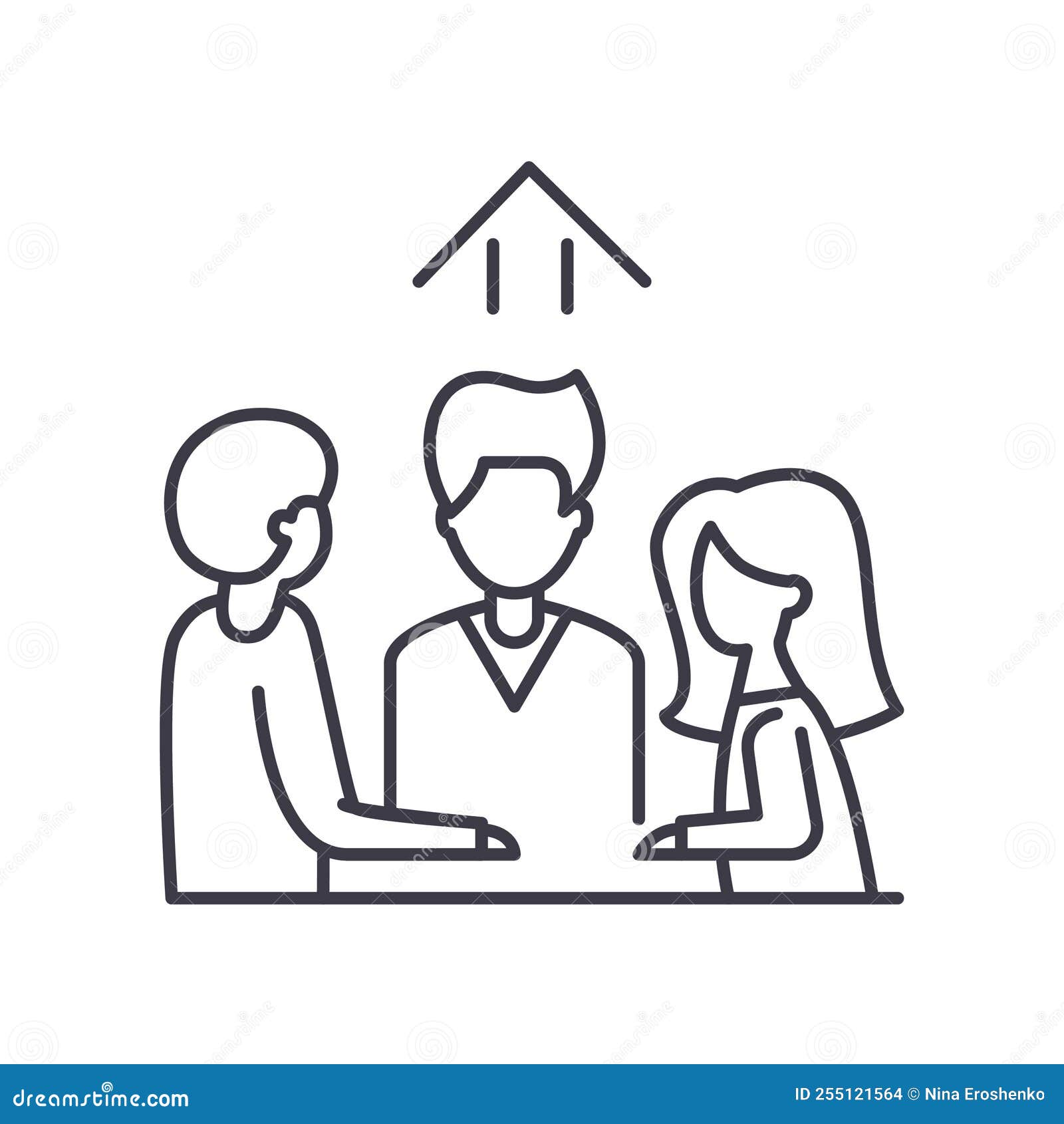 Team Line Icon, Outline Symbol, Vector Illustration, Concept Sign Stock ... Team Line Icon, Outline Symbol, Vector Illustration, Concept Sign Stock ...