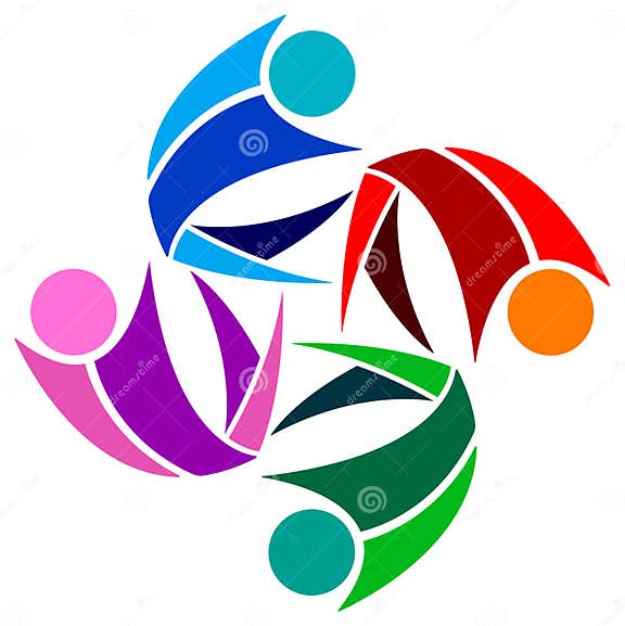 Team logo stock vector. Illustration of celebrating, celebration - 26654538