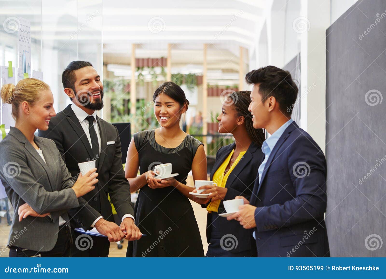 Team making small talk stock image. Image of talk, relaxation - 93505199