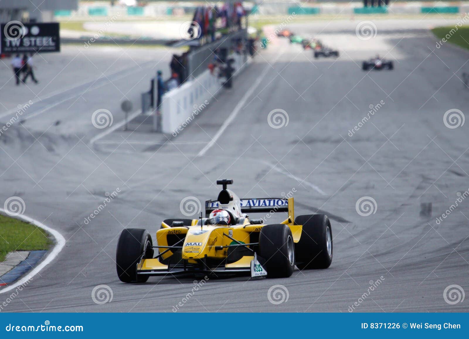 Team Malaysia S A1 GP Car at the Start Editorial Photo - Image of prix ...