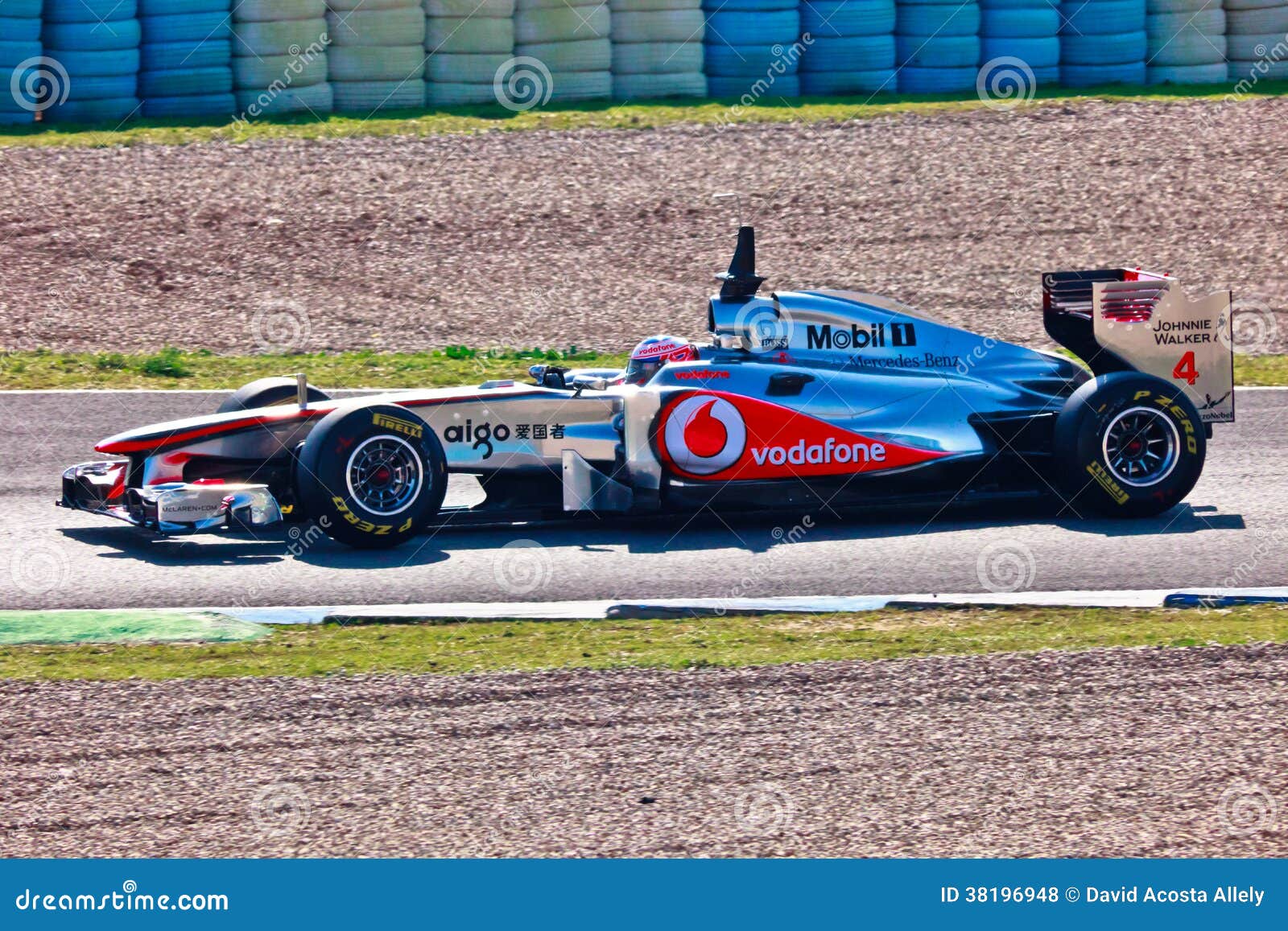 Team McLaren F1, Jenson Button, 2011 Editorial Stock Photo - Image of ...