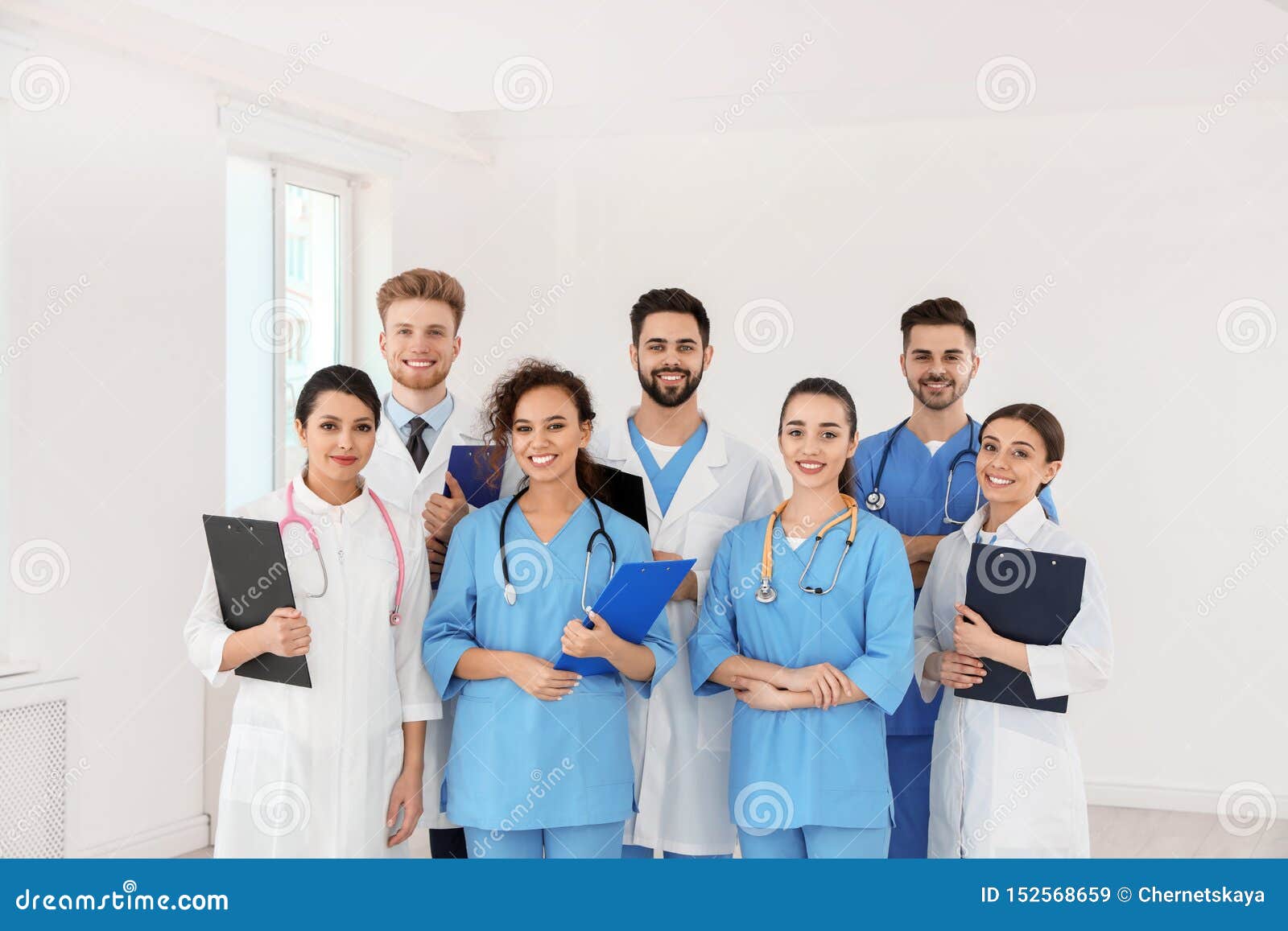 Team of Medical Workers in Hospital Stock Image - Image of expertise ...