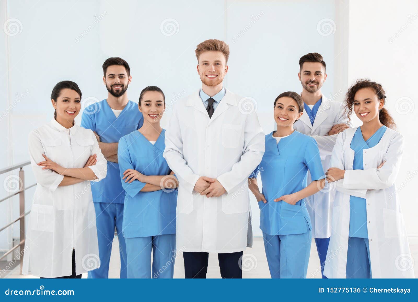 Team of Medical Workers in Hospital Stock Photo - Image of concept ...