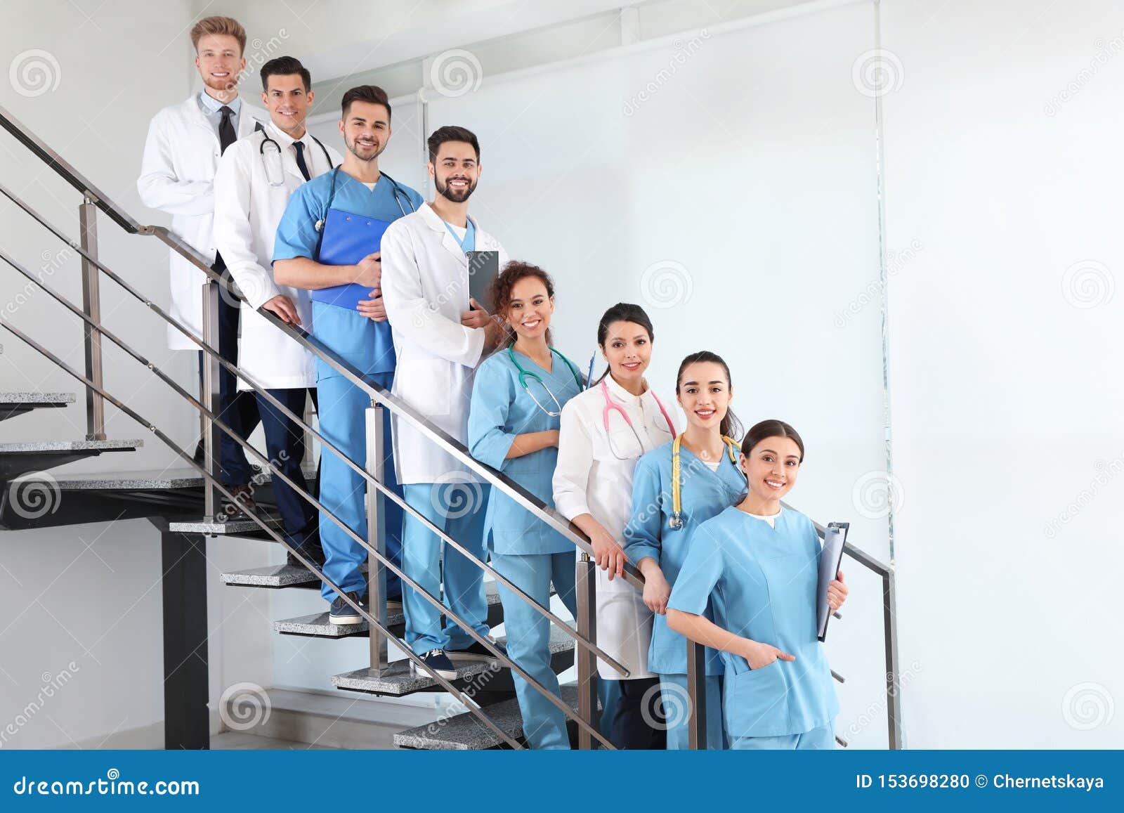 Team of Medical Workers in Hospital Stock Photo - Image of ...