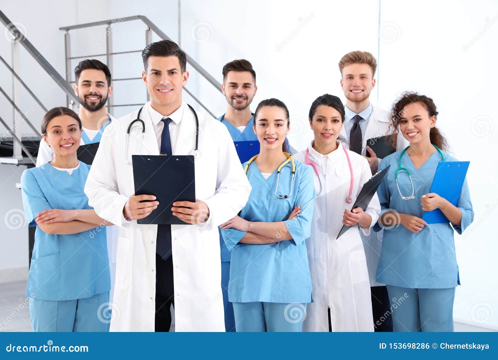 Team of Medical Workers. Unity Concept Stock Photo - Image of business ...