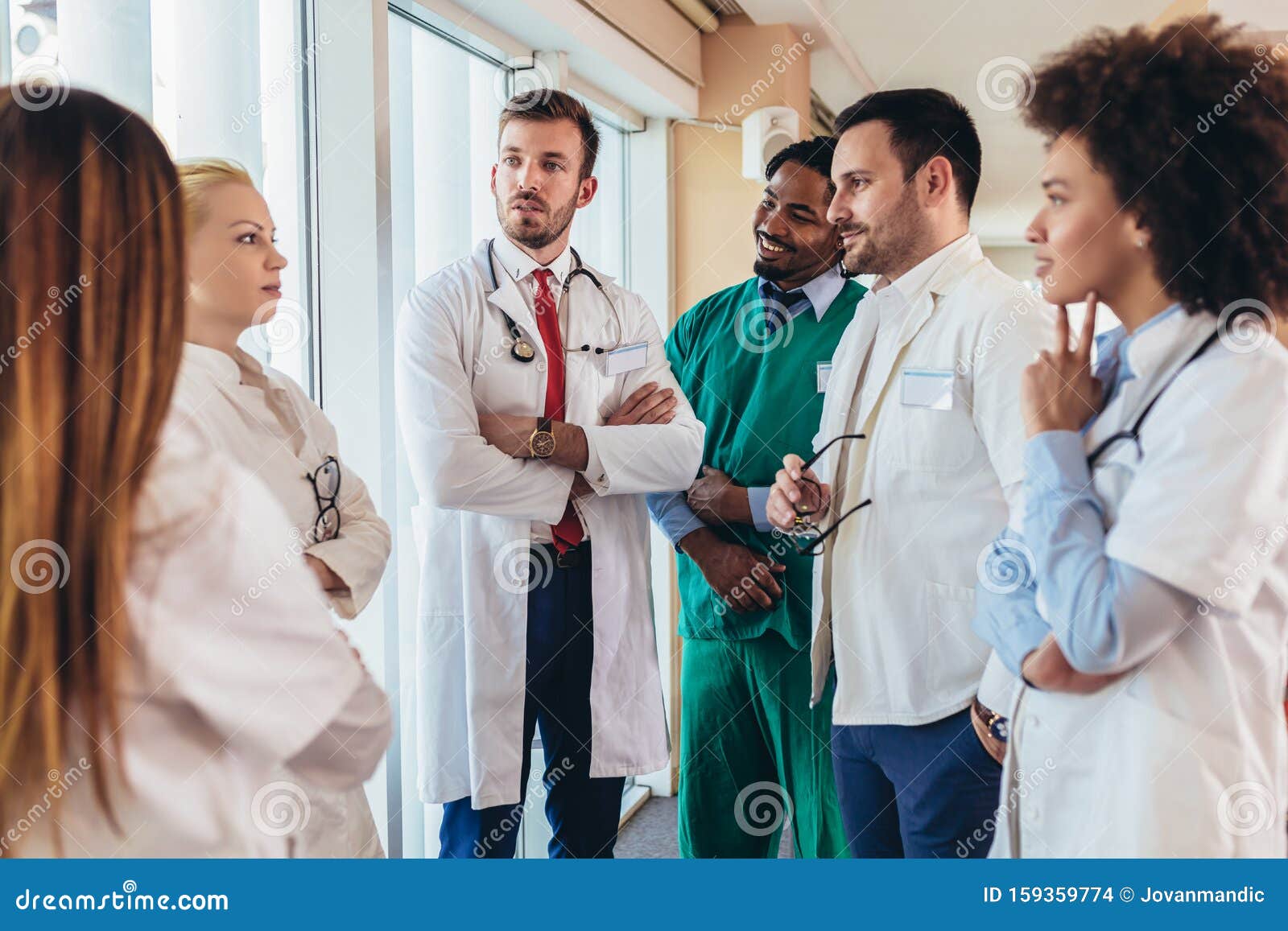Team of Medical Workers in Hospital Stock Photo - Image of medicine ...