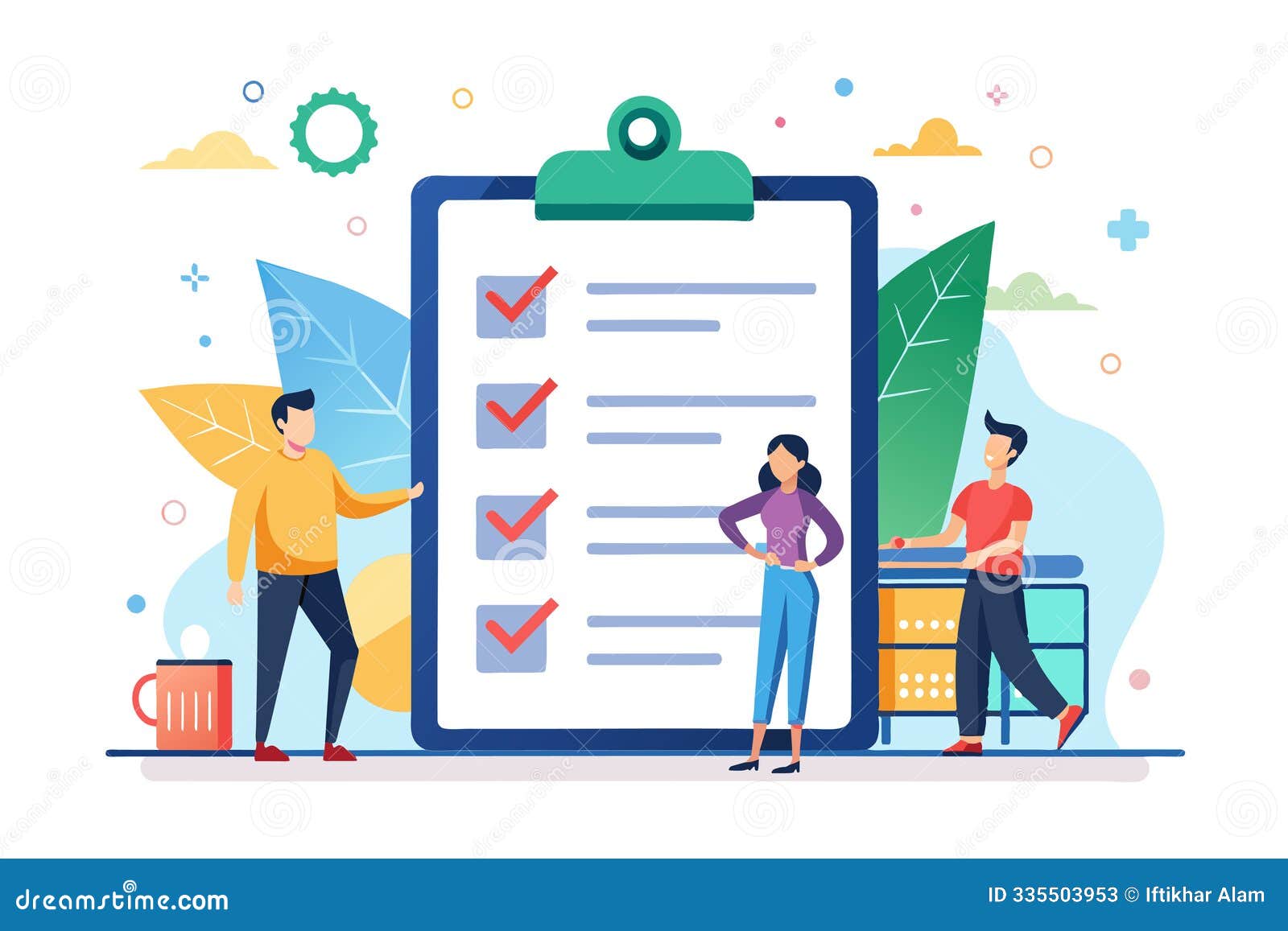 Team Members Engage in Creating a Customizable Checklist To Track ...