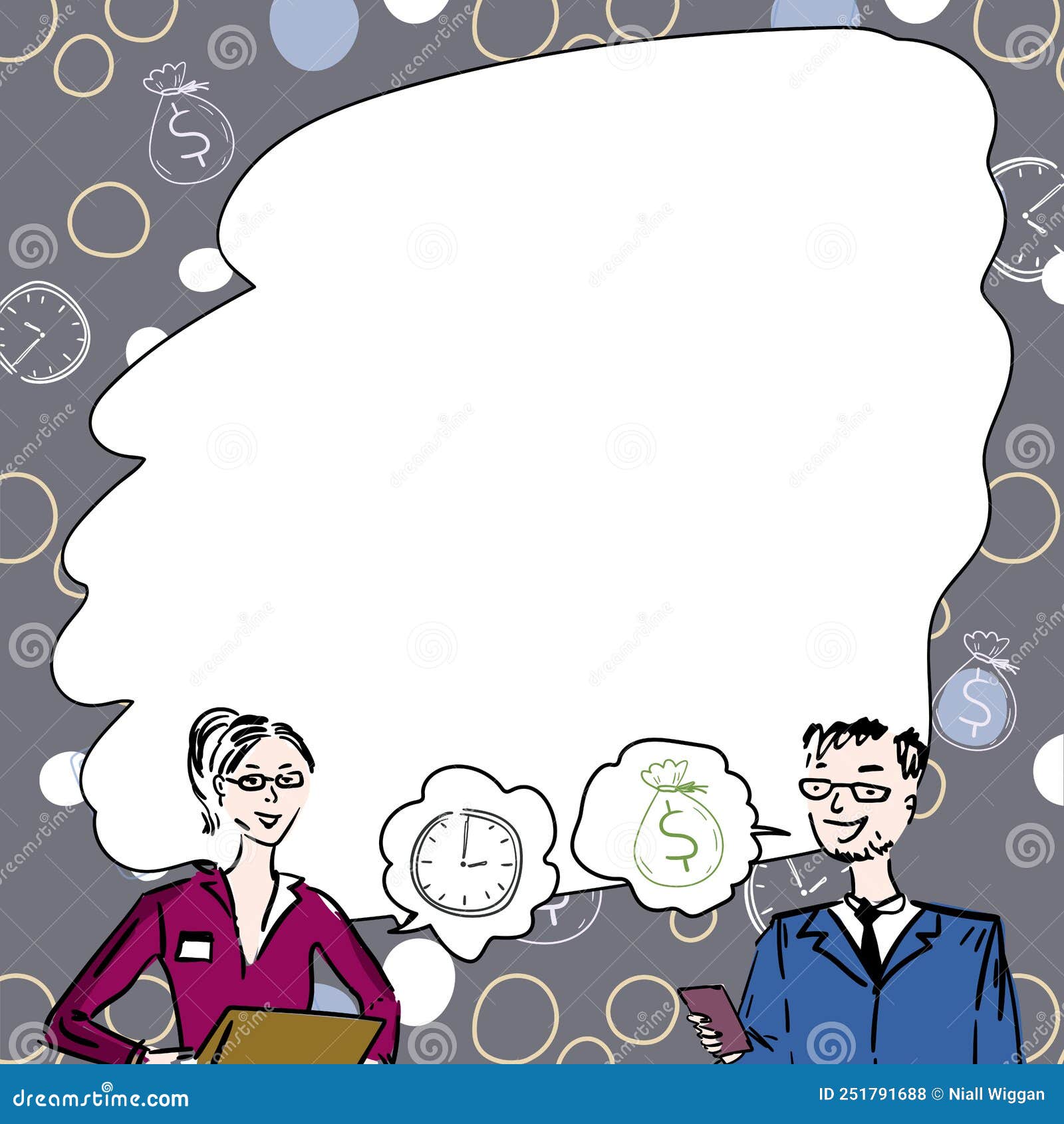 Team Members Looking at Whiteboard Brainstorming Conversation New ...