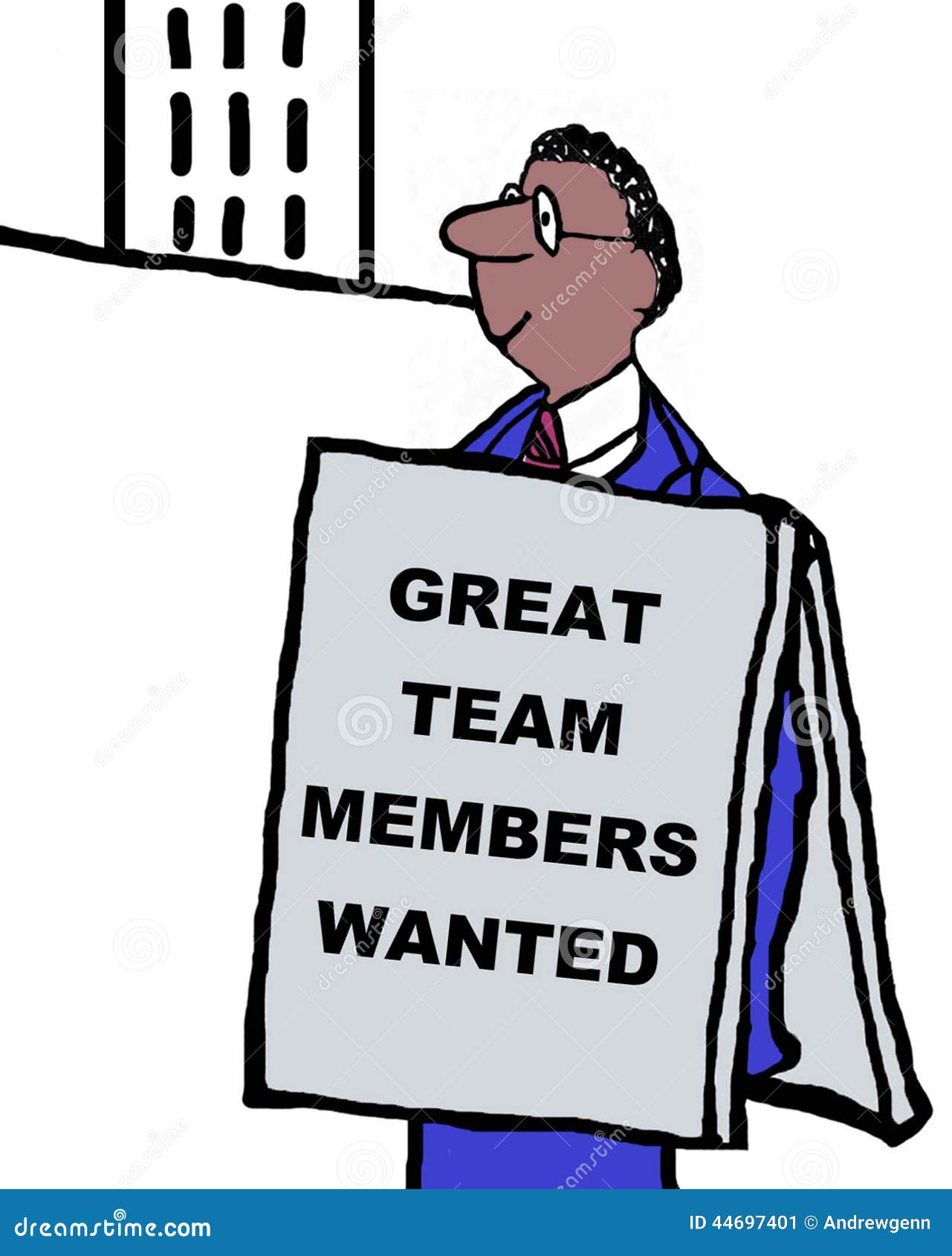 Team Members Conducting Competitors Analysis Flat Illustration Cartoon ...