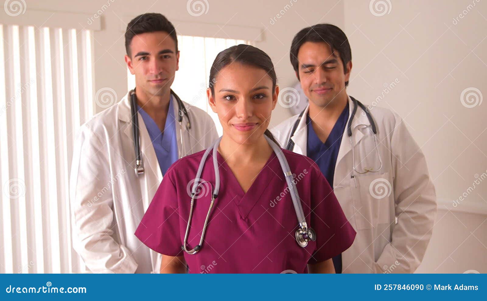 Team of Mexican Doctors Smiling Stock Footage - Video of healthcare ...