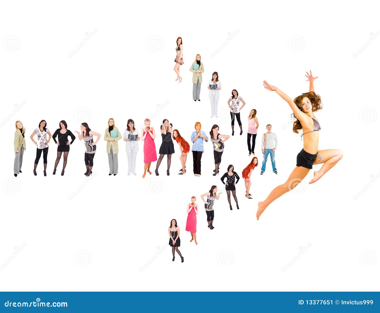 Team Moves in this Direction Stock Image - Image of manager, leadership ...