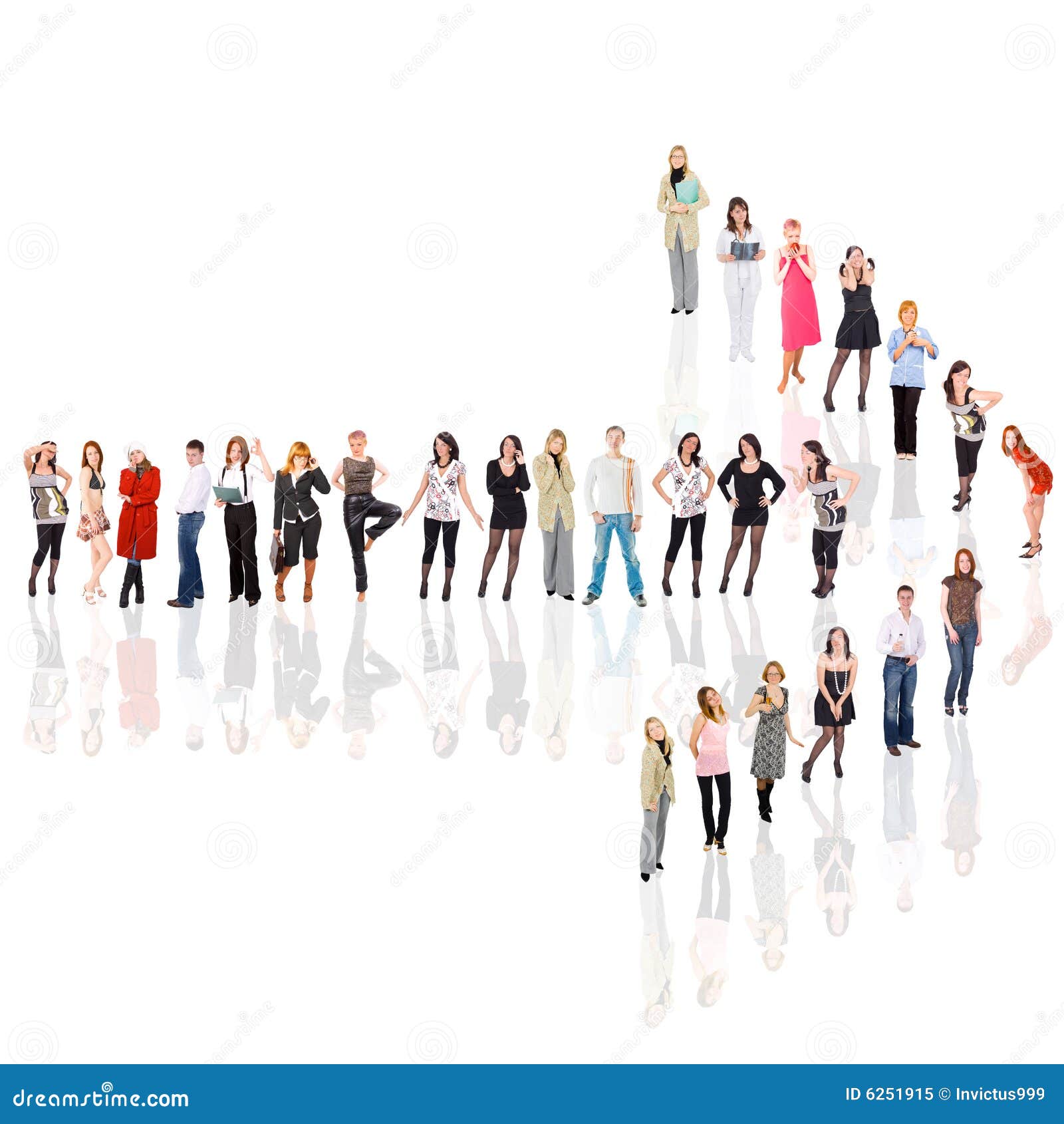 Team moves this direction stock image. Image of businessman - 6251915