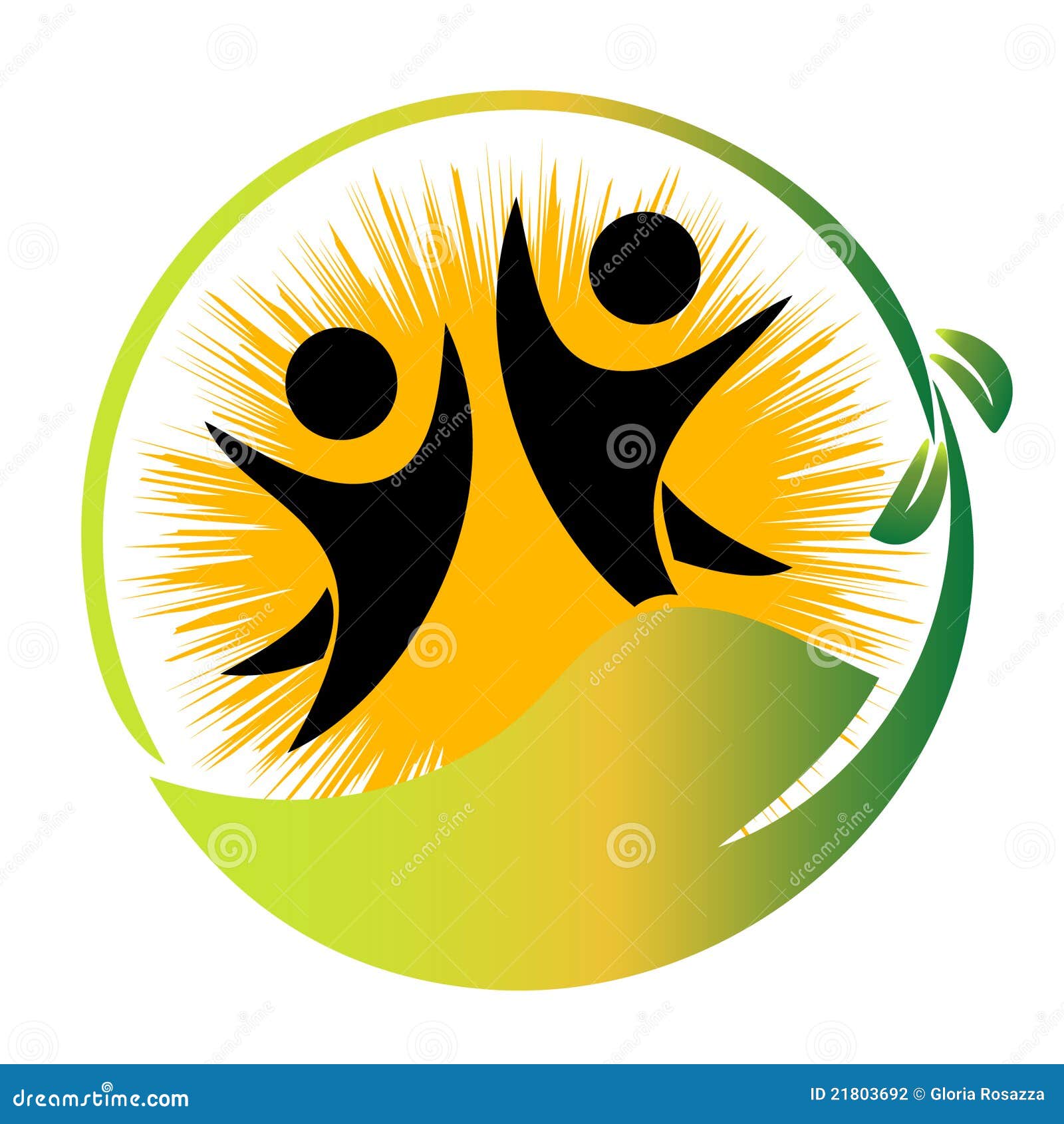 Team nature logo vector stock vector. Illustration of giving - 21803692
