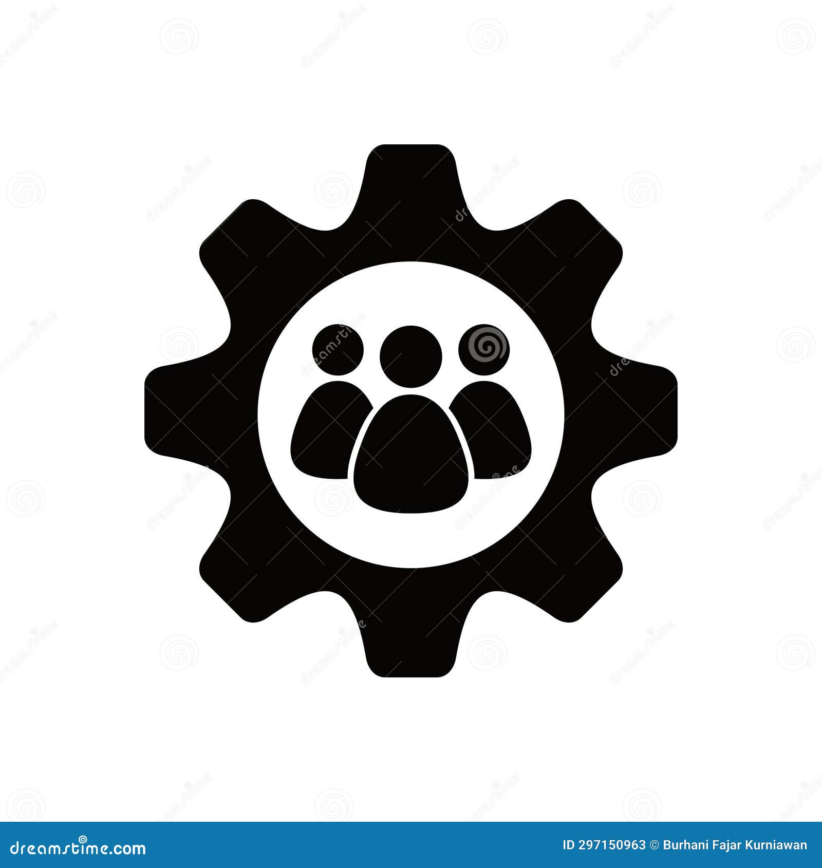 Team Organization Sign and Symbol. Stock Illustration - Illustration of ...