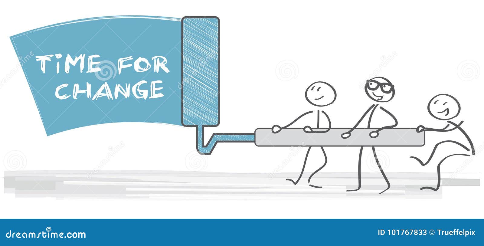 Time for Change Illustration Stock Illustration - Illustration of ...