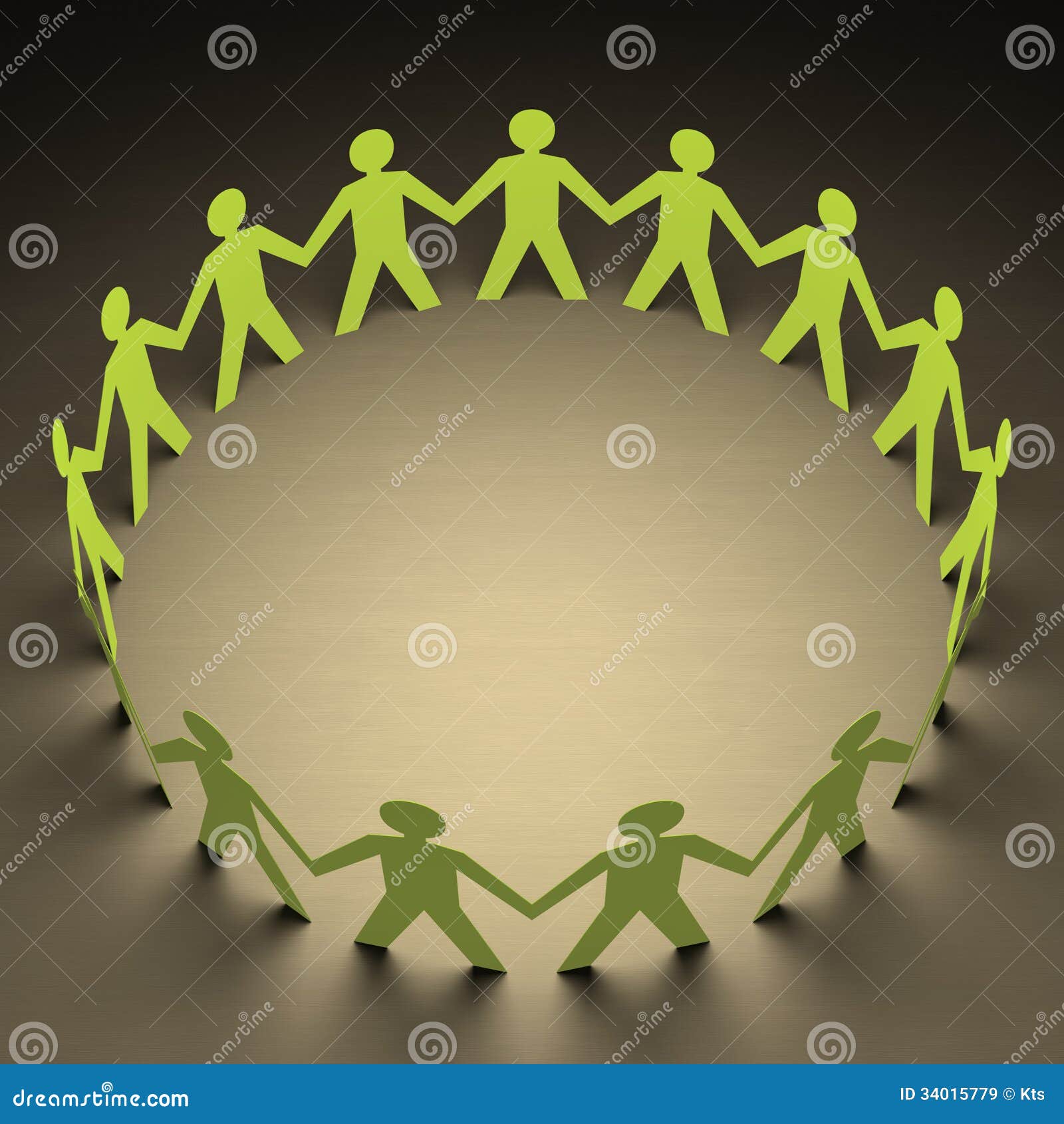 Team stock illustration. Illustration of office, papercut - 34015779