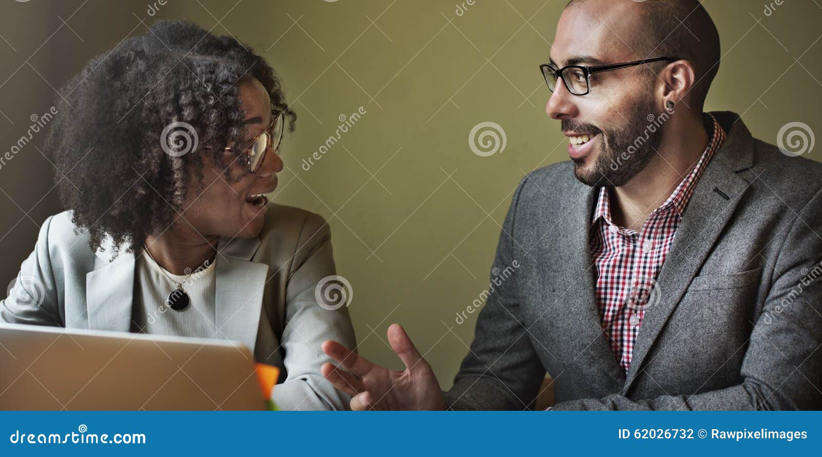 Team Partner Business Discussion Communication Concept Stock Photo ...