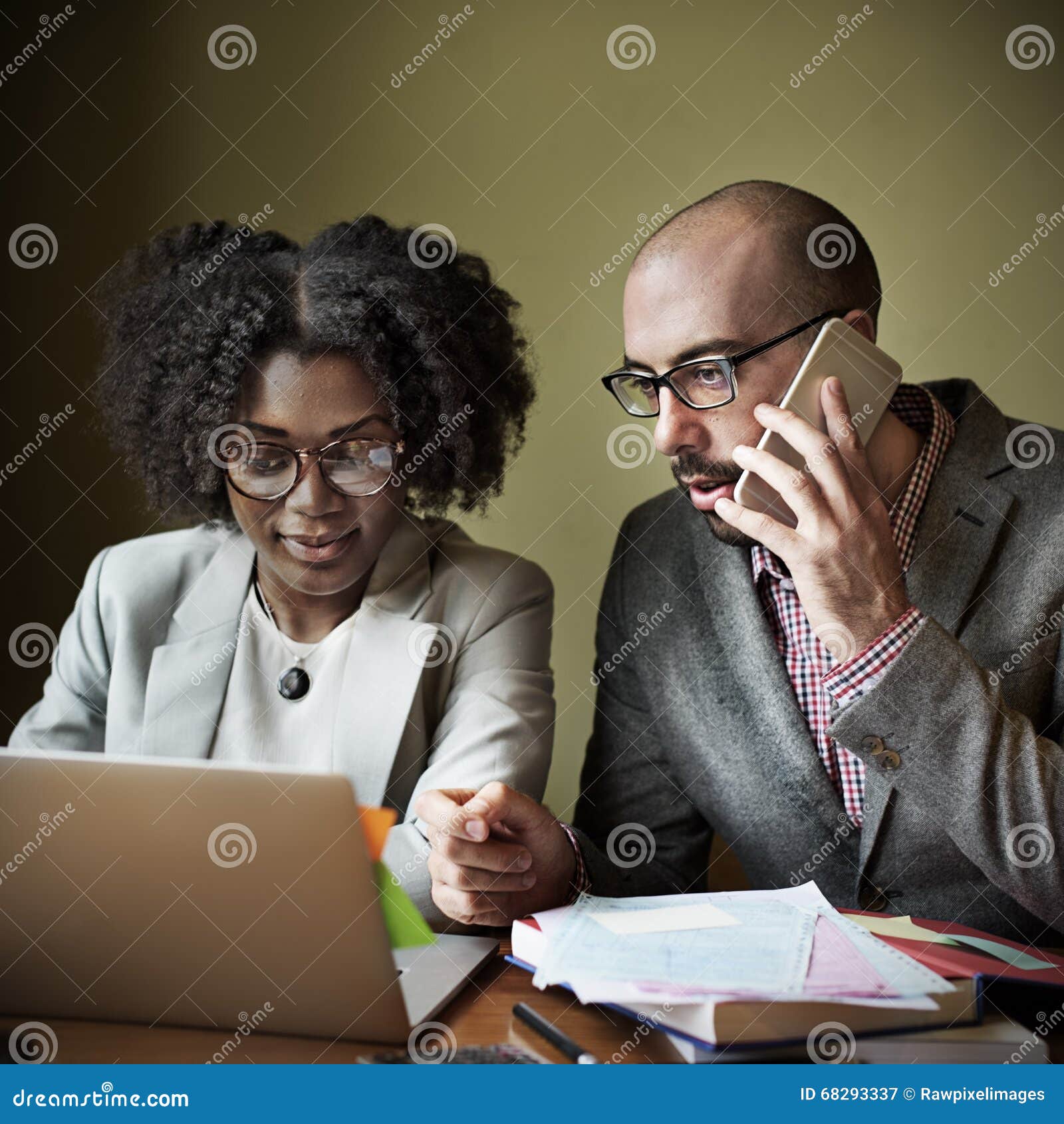 Team Partner Business Discussion Communication Concept Stock Image ...