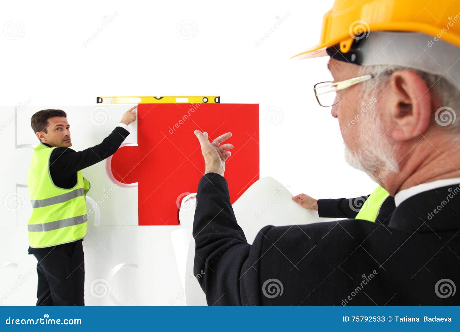 Team of People Assembling Puzzle Stock Image - Image of success ...