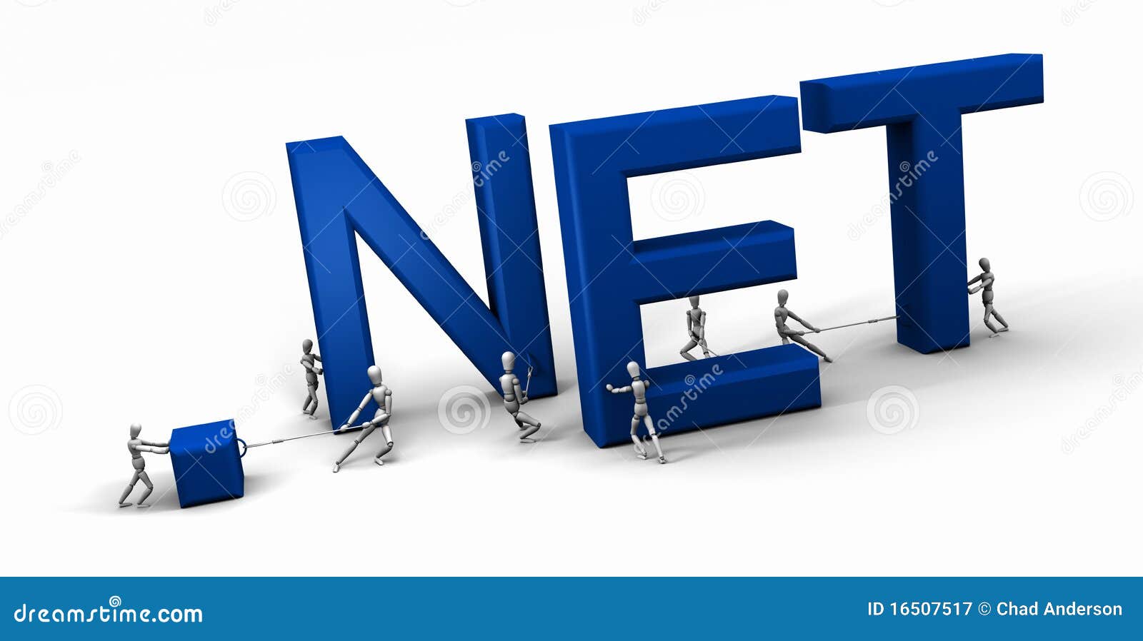 Team or People Building .NET Stock Illustration - Illustration of blue ...