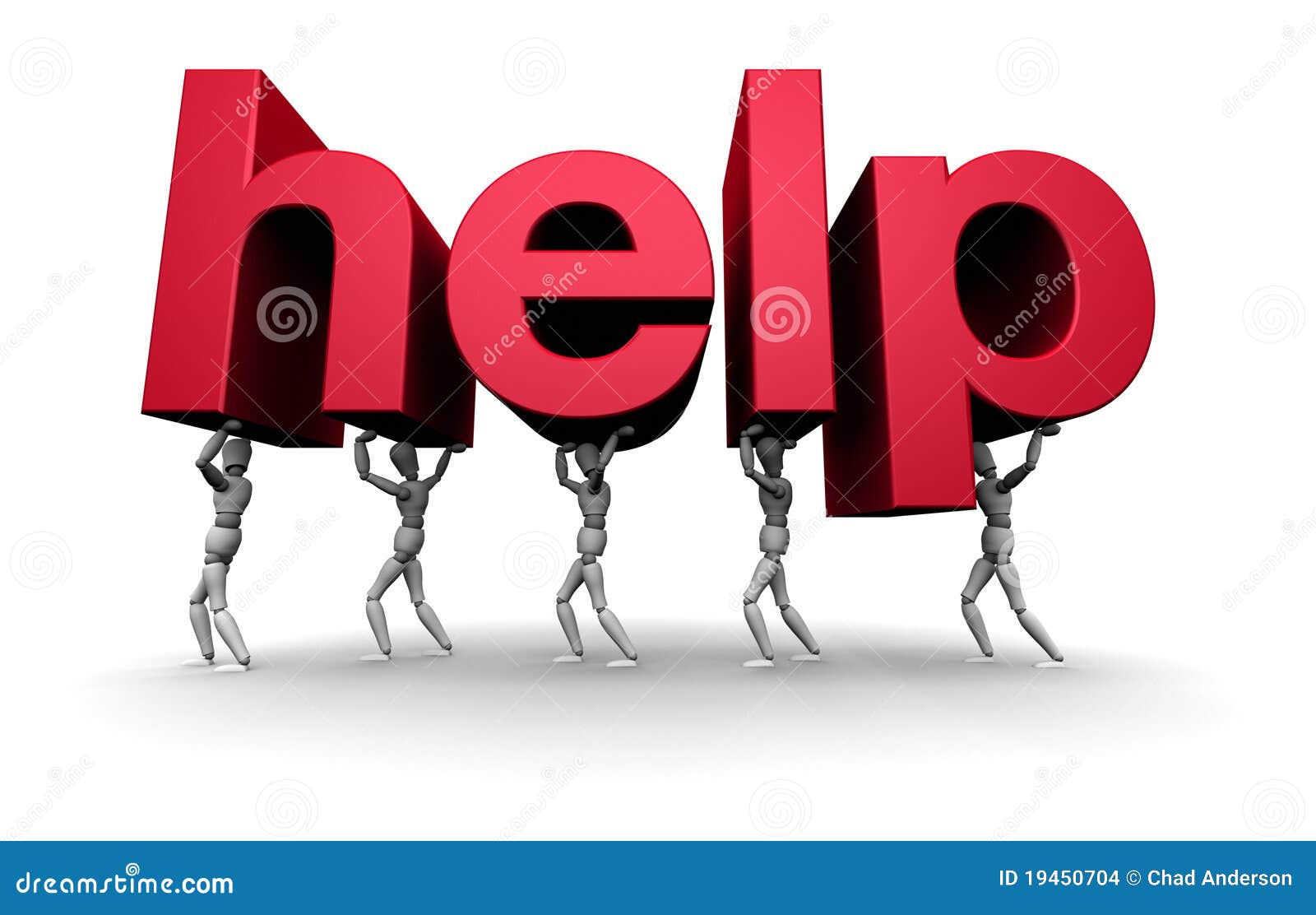 Team of People Carrying Help Stock Illustration - Illustration of group ...