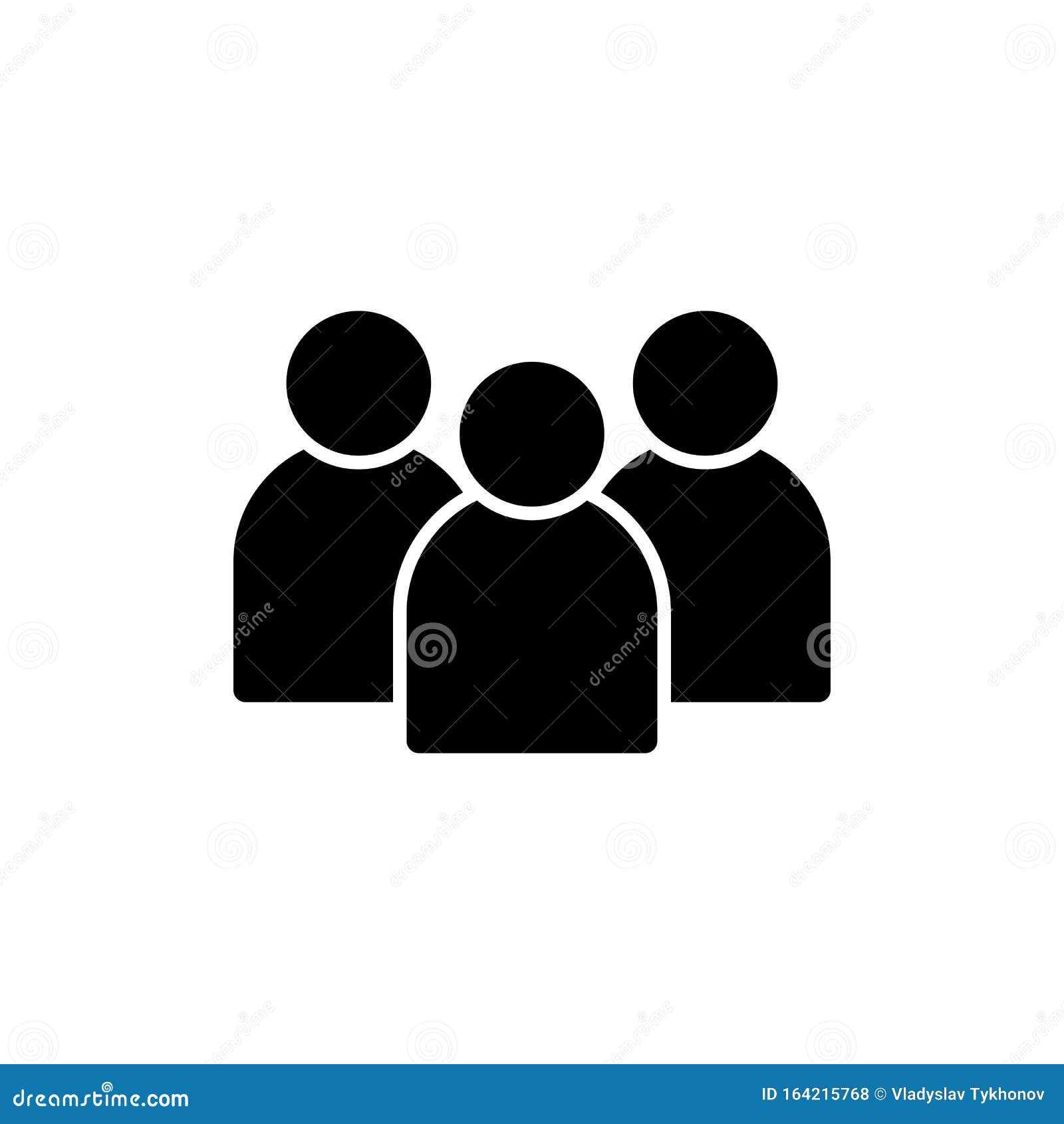 Team People Icon. Group of People. Vector EPS 10 Stock Vector ...