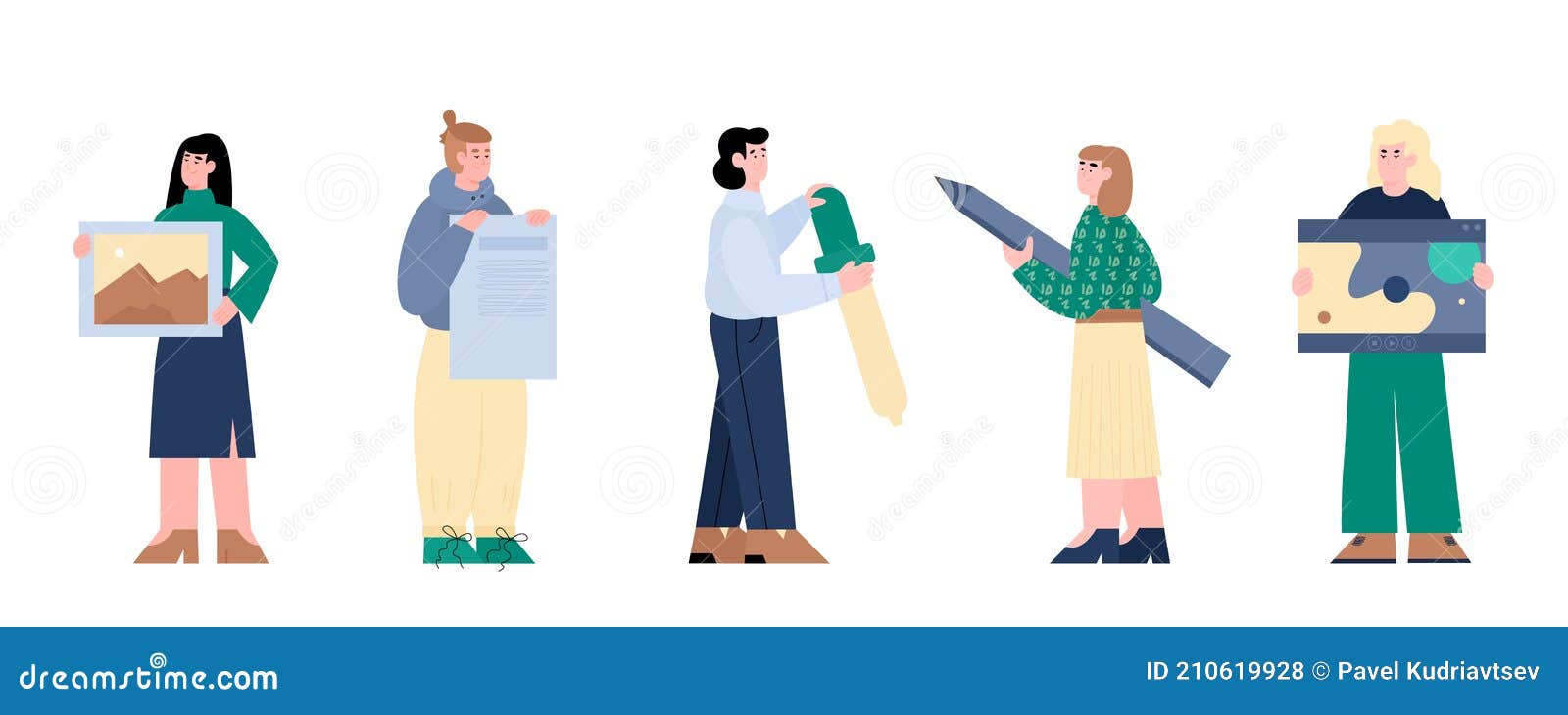 Team of People Making Ux Testing, Research User Experience a Vector ...