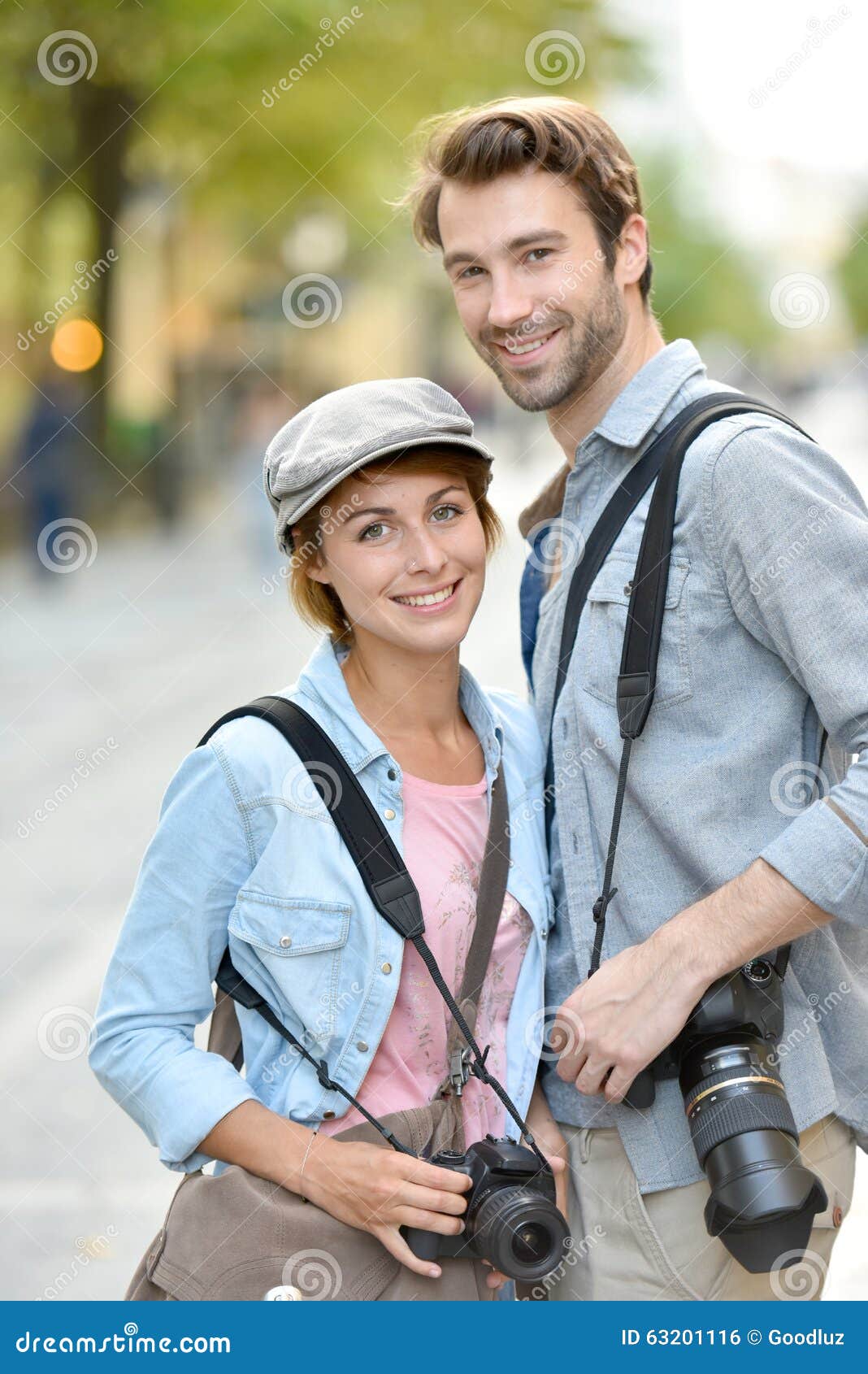 Team of Photographers Having Fun at Work Stock Photo - Image of ...