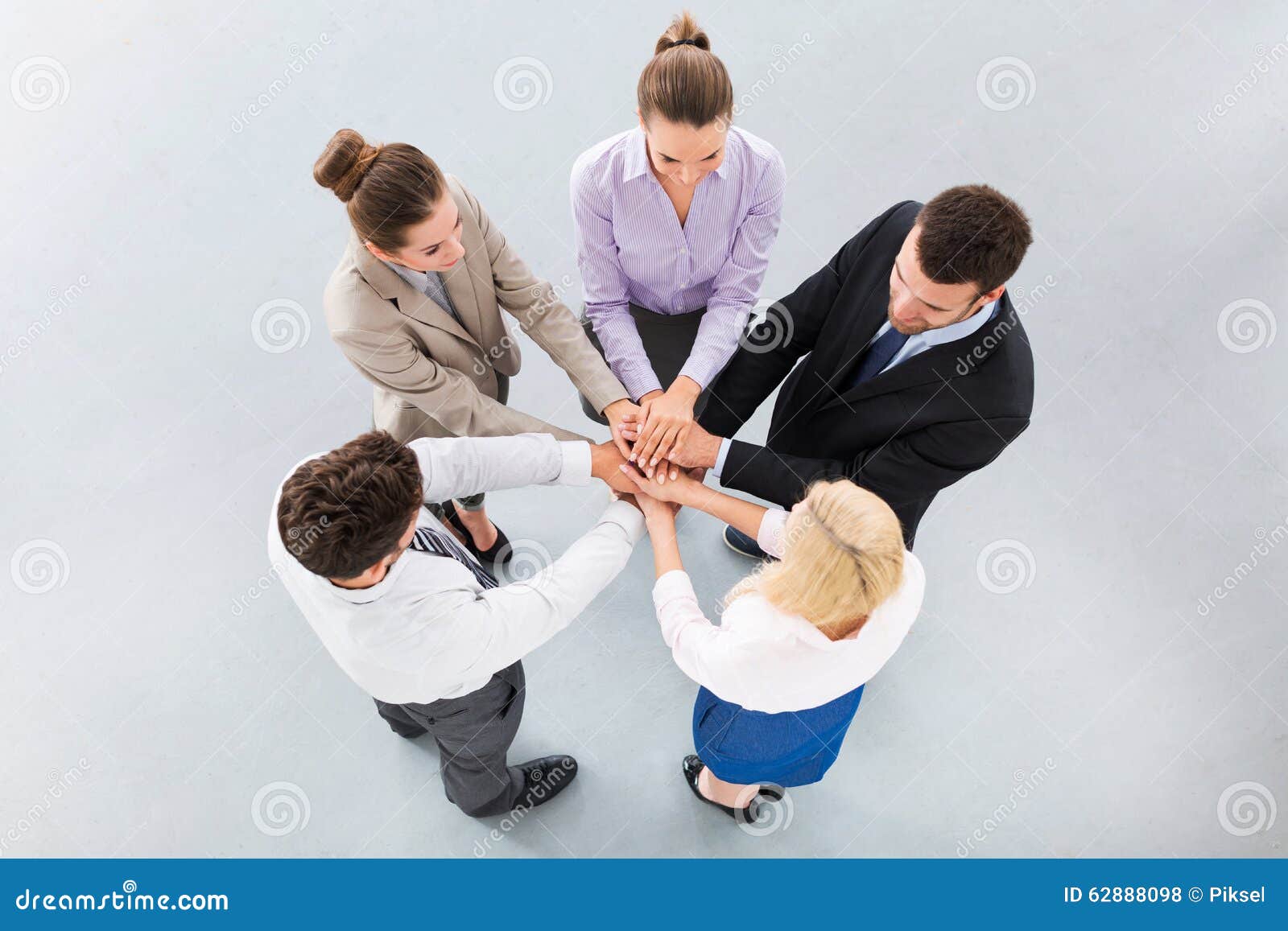 Team Placing Hands Over Each Others Stock Photo - Image of hands ...