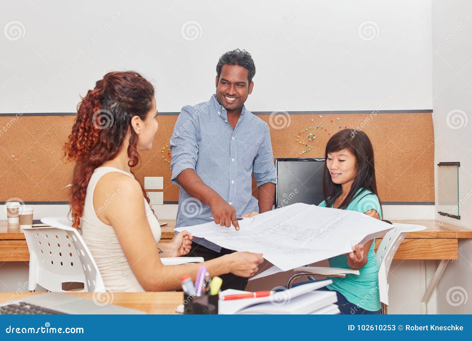 Team Planning Project Strategy Stock Image - Image of office, concept ...