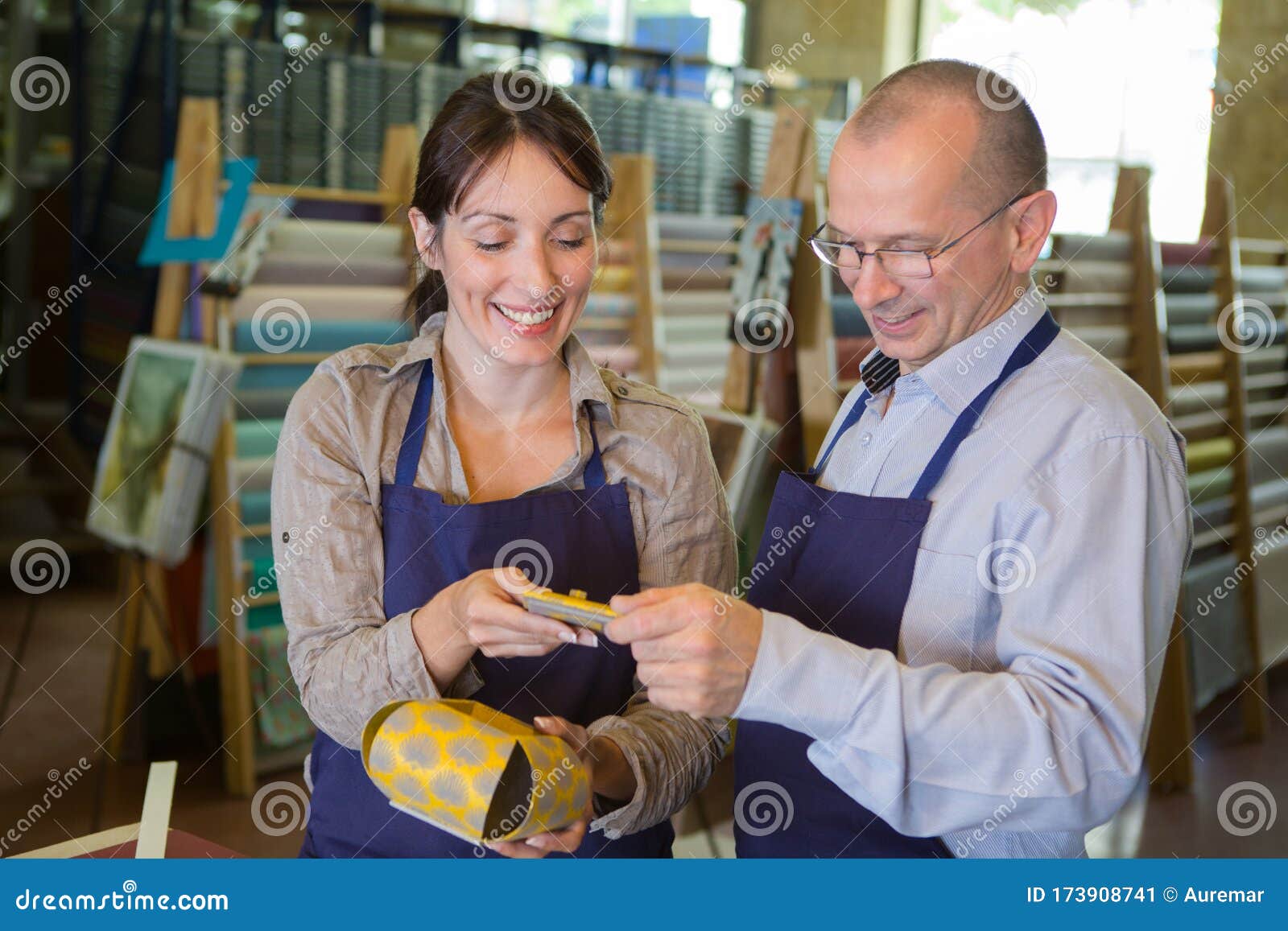 Team Plastic Artists at Work Stock Image - Image of laborer, master ...